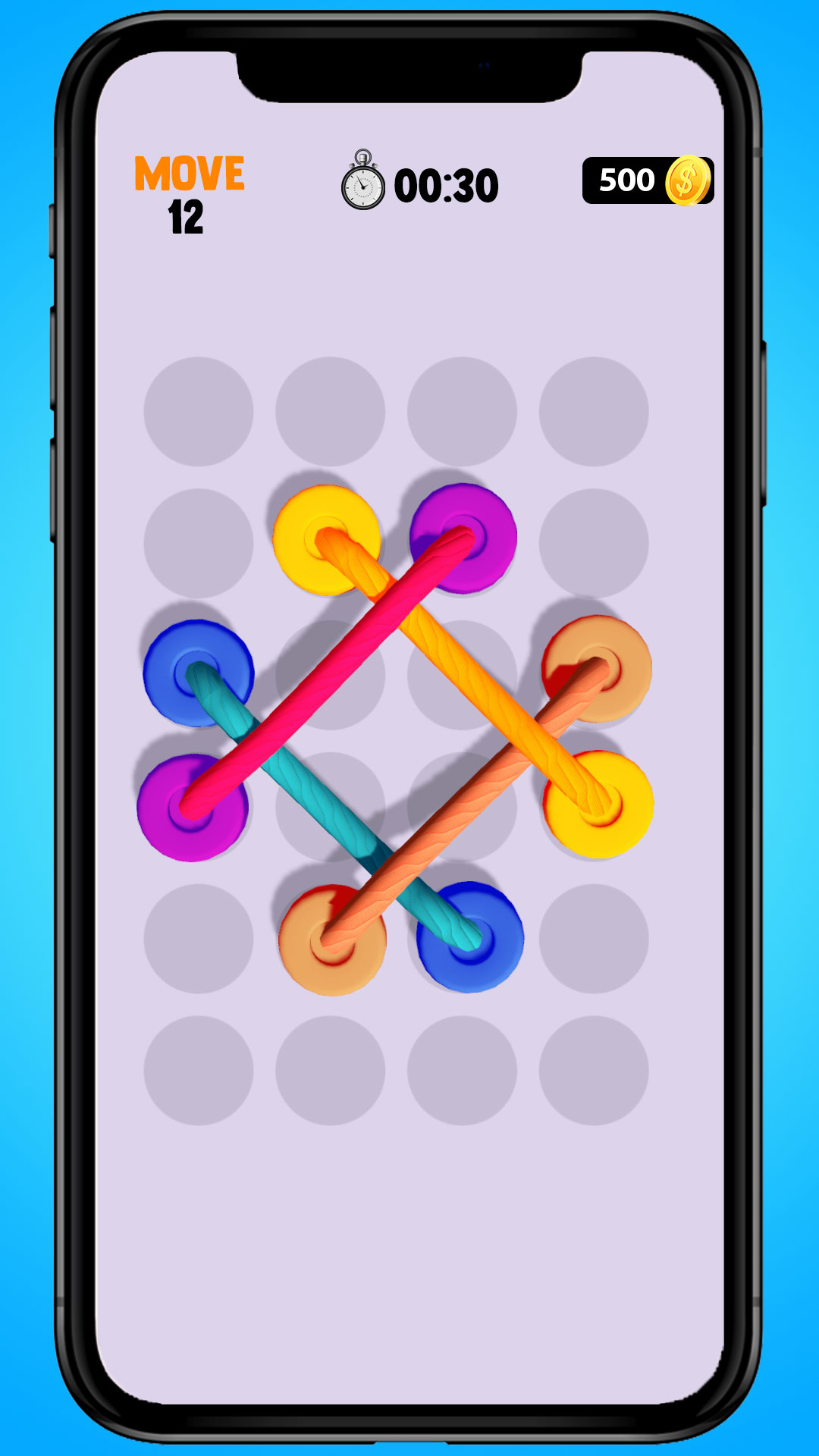 Twisted Rope Tangle! Ropes Sorting Master 3D - Sort the Ropes Knots ...