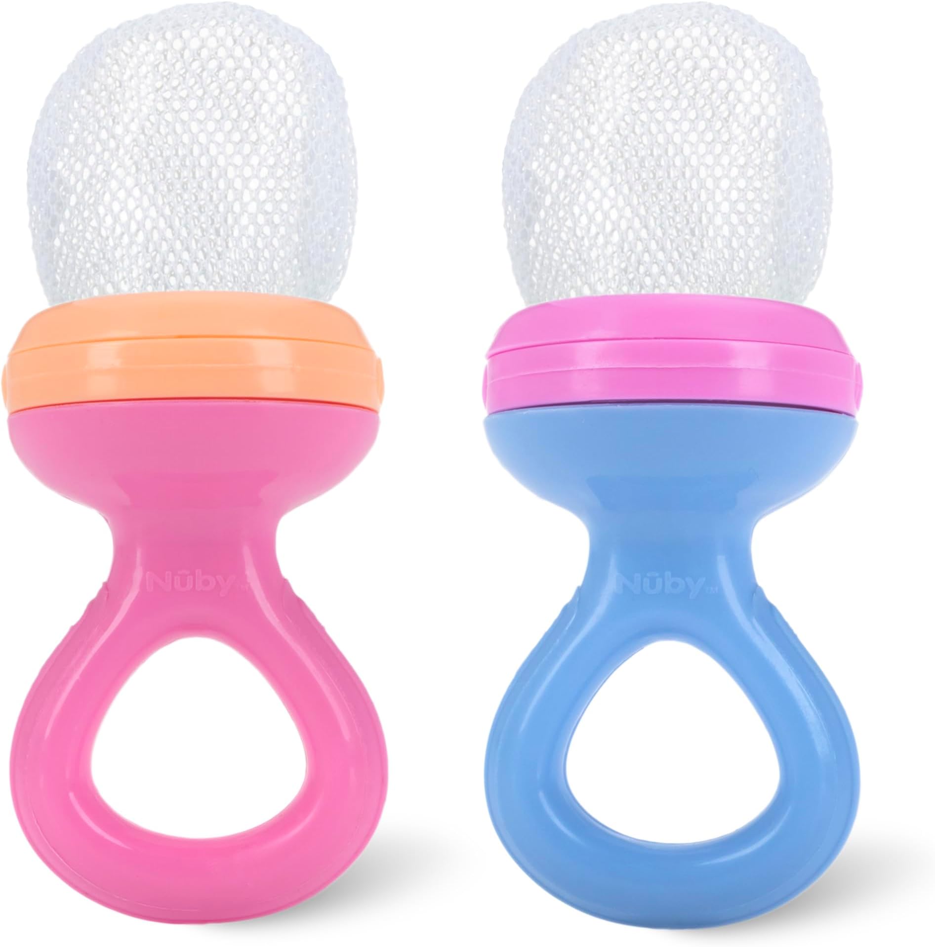 Amazon.com : Nuby Silicone Nibbler Feeder for Kids - Soft Baby Feeding ...