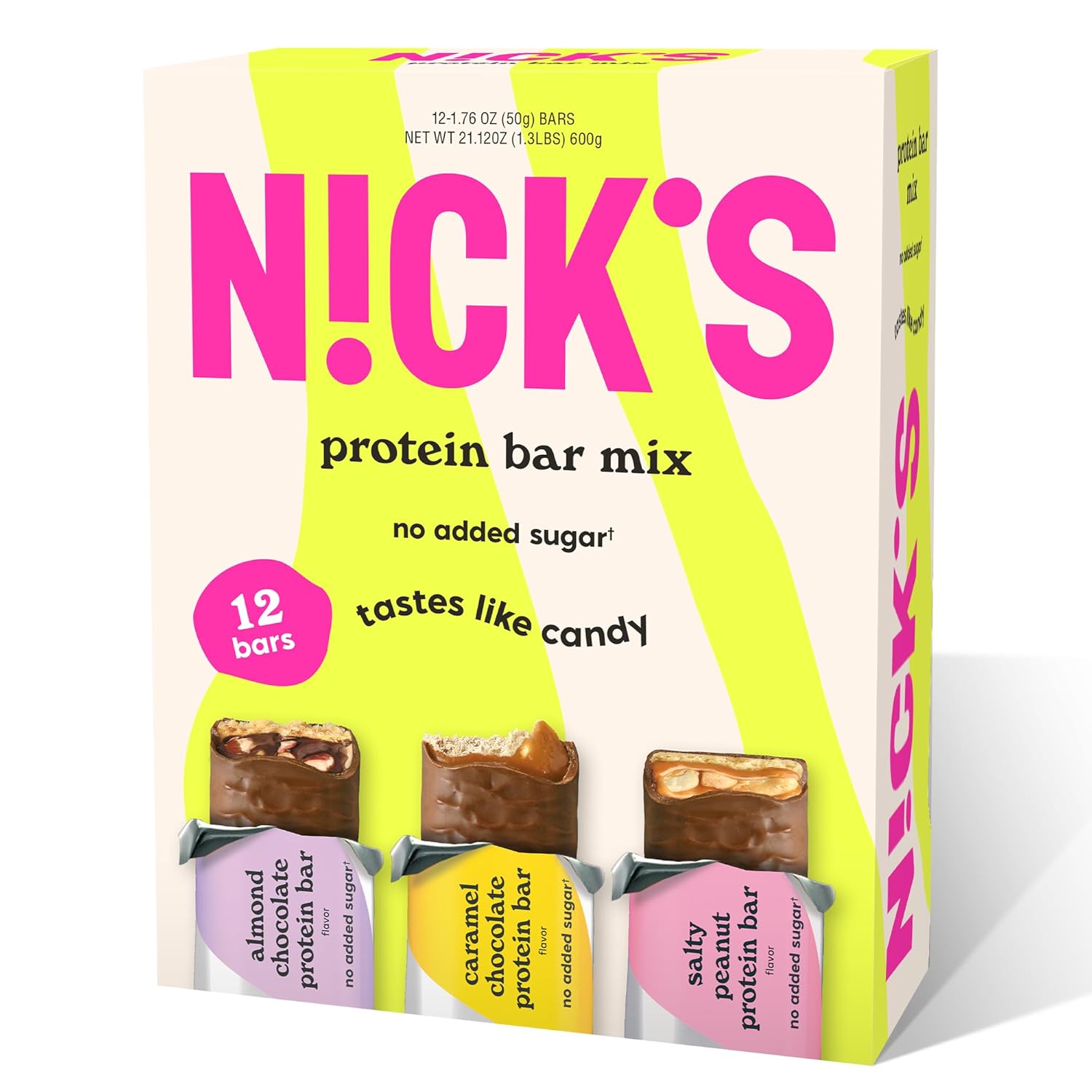 Amazon.com : Nick's Protein Bars Chocolate Variety Pack High Protein ...