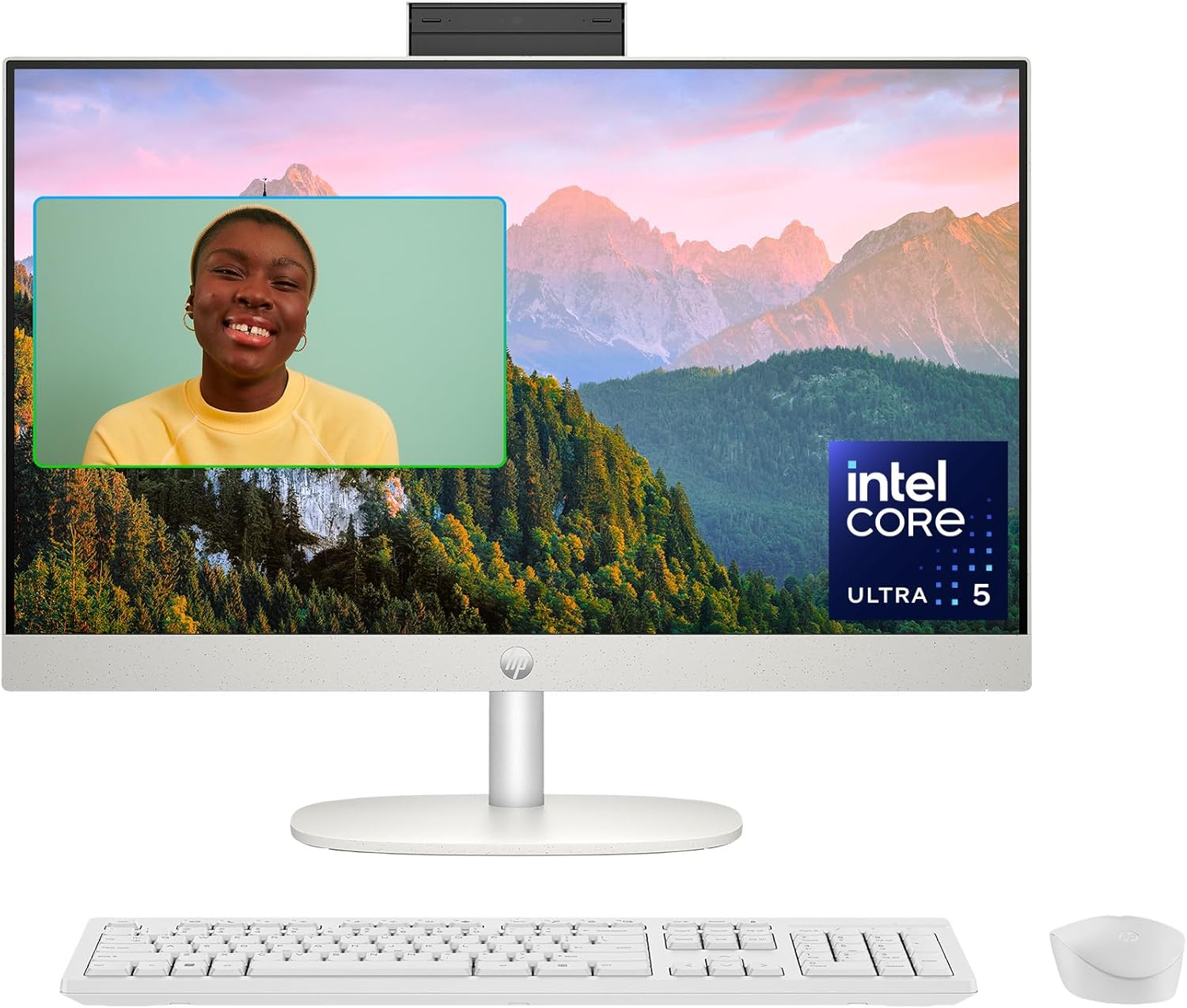 Amazon.com: HP 24 inch All-in-One Desktop PC, FHD Display, Intel Core ...