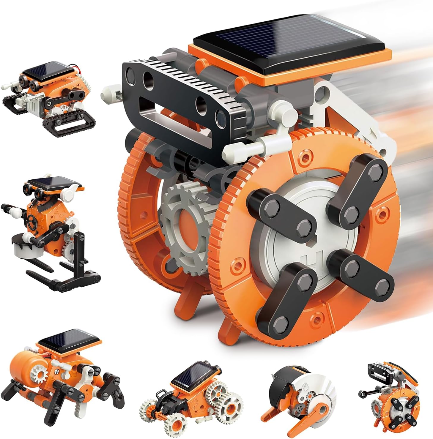 ERTYU Solar Robot Toy Kit for Kids, 7 in 1 STEM Robot Toys Building ...