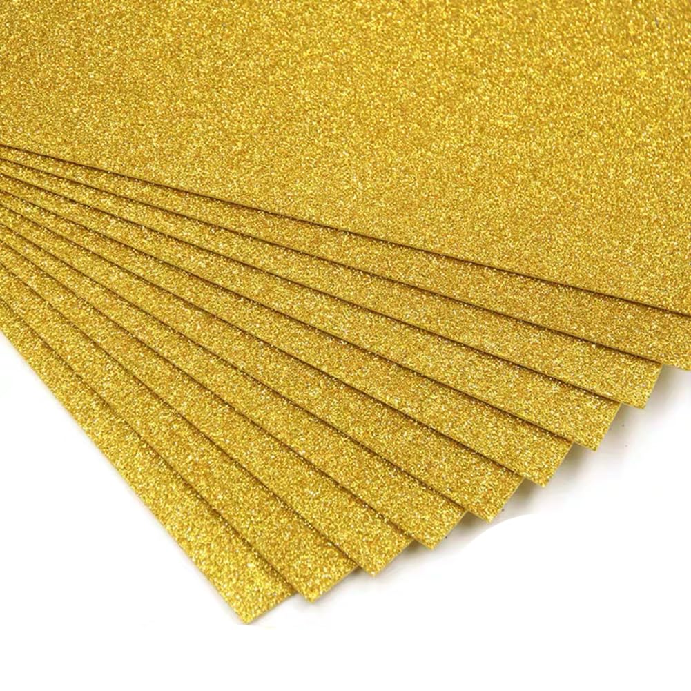 Amazon.com: 10 Pack Glitter Foam Sheets Craft 7.9 x 11.8 inch,2mm Thick ...