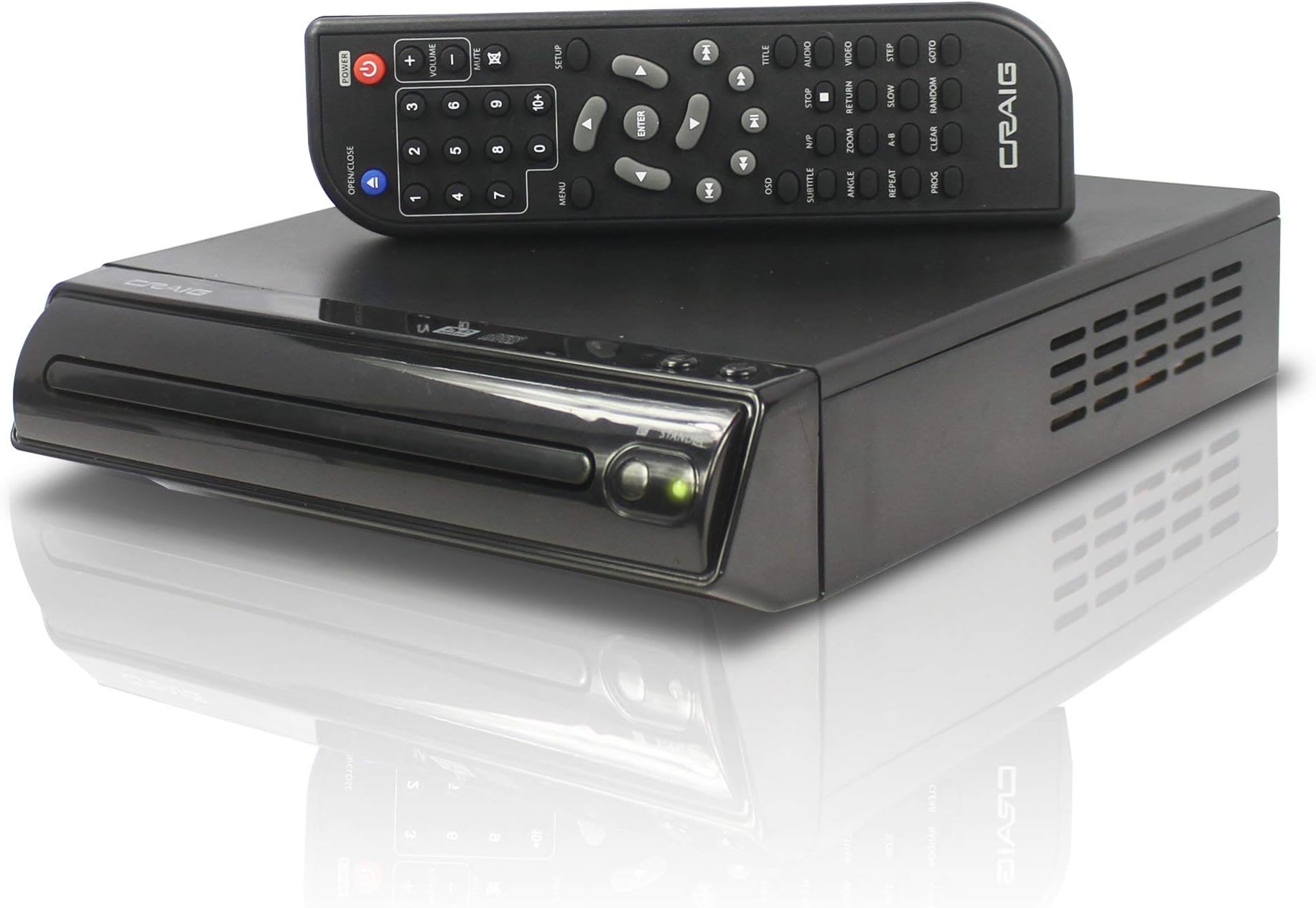 Amazon.com: Craig Compact DVD/JPEG/CD-R/CD-RW/CD Player with Remote ...