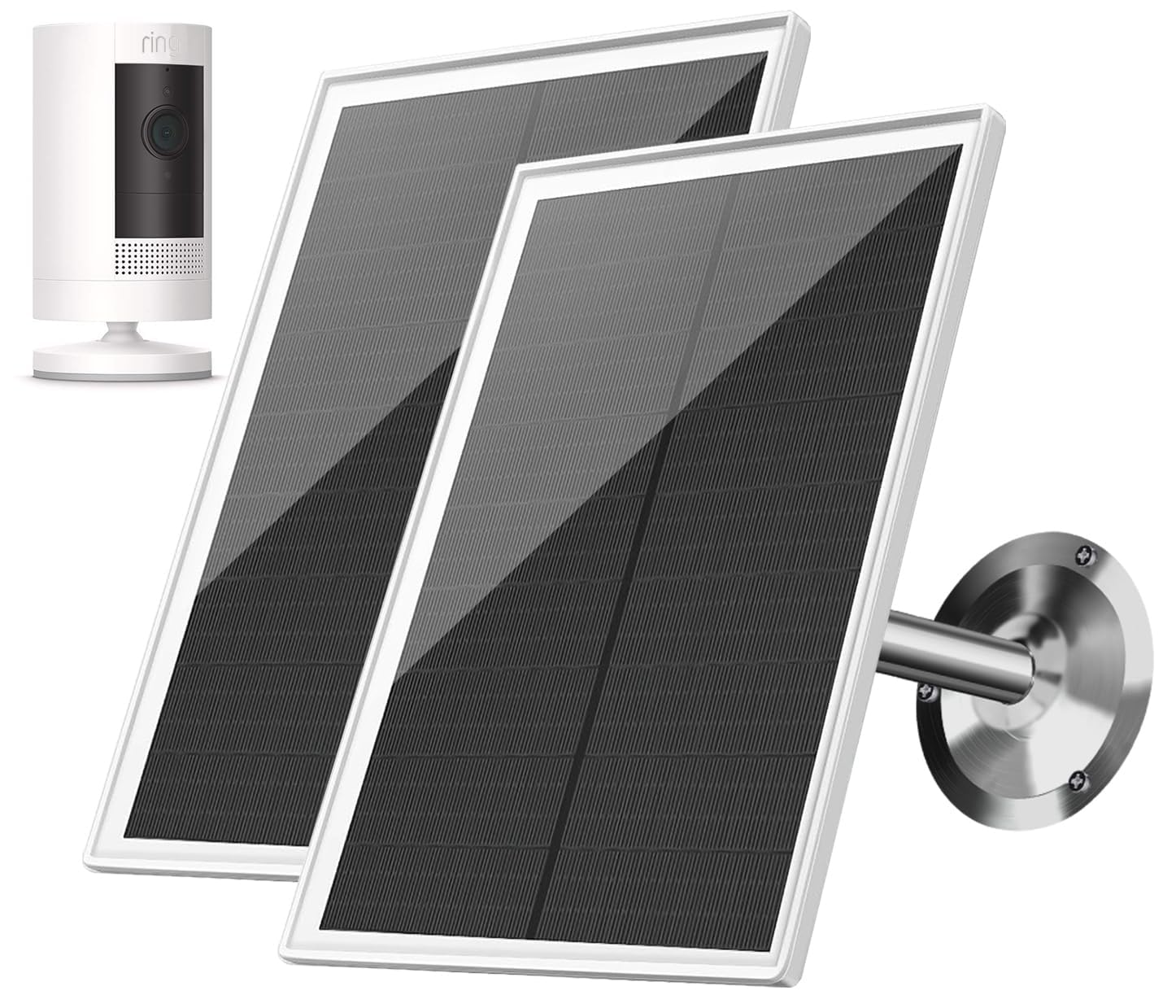 Amazon.com : Ring Solar Panel Camera Charger 6W Ring Camera Solar Panel ...