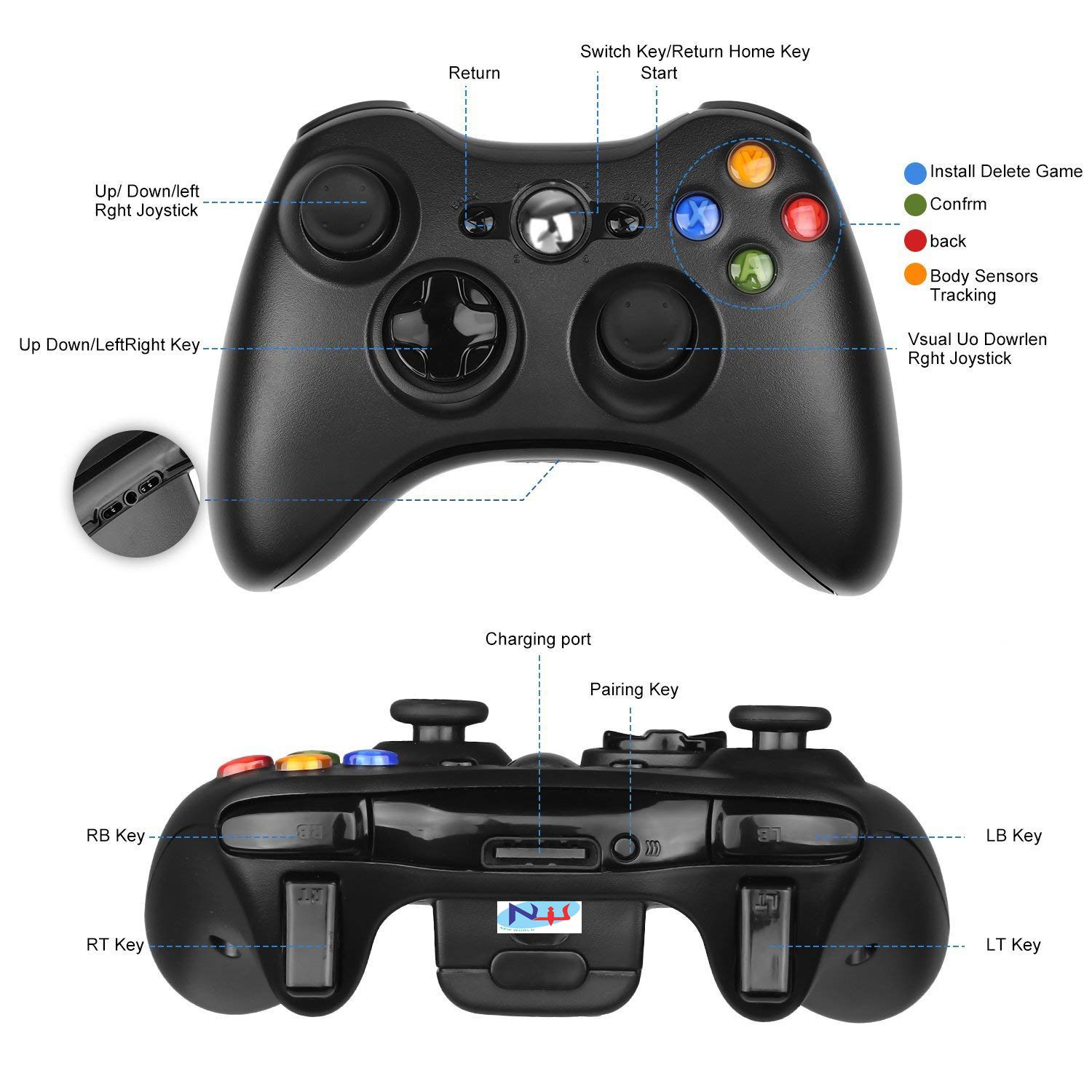 Xbox 360 Wireless Controller Setup