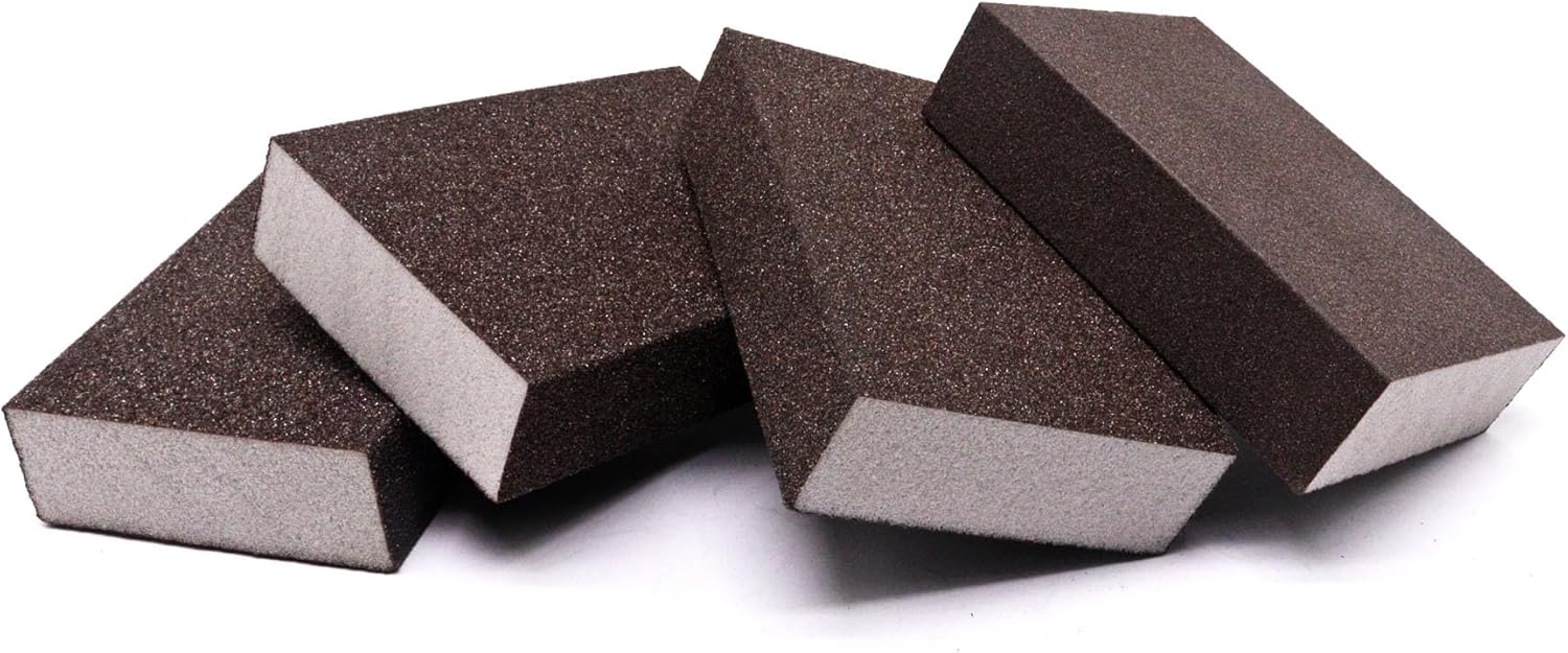 Amazon.com: SWZHAI 4 Pcs Sanding Block, 60/80/120/220 Grit Sanding ...