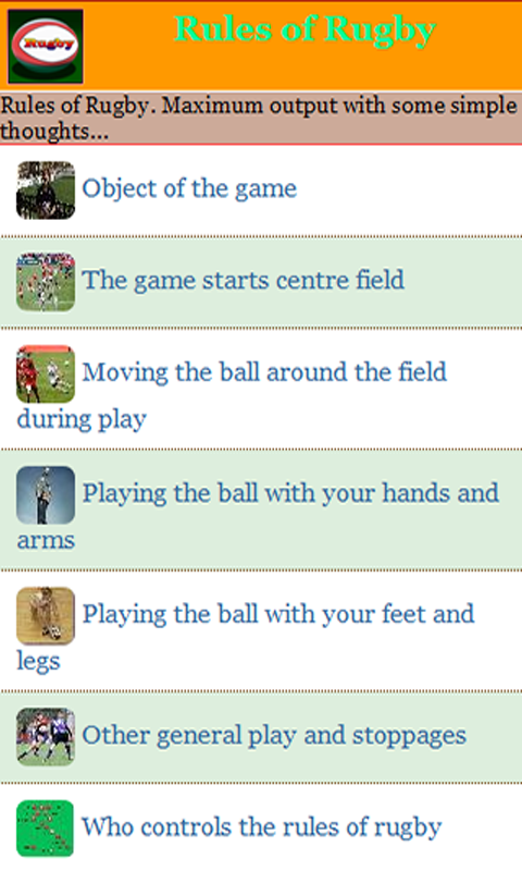 Rules of Rugby - App on Amazon Appstore