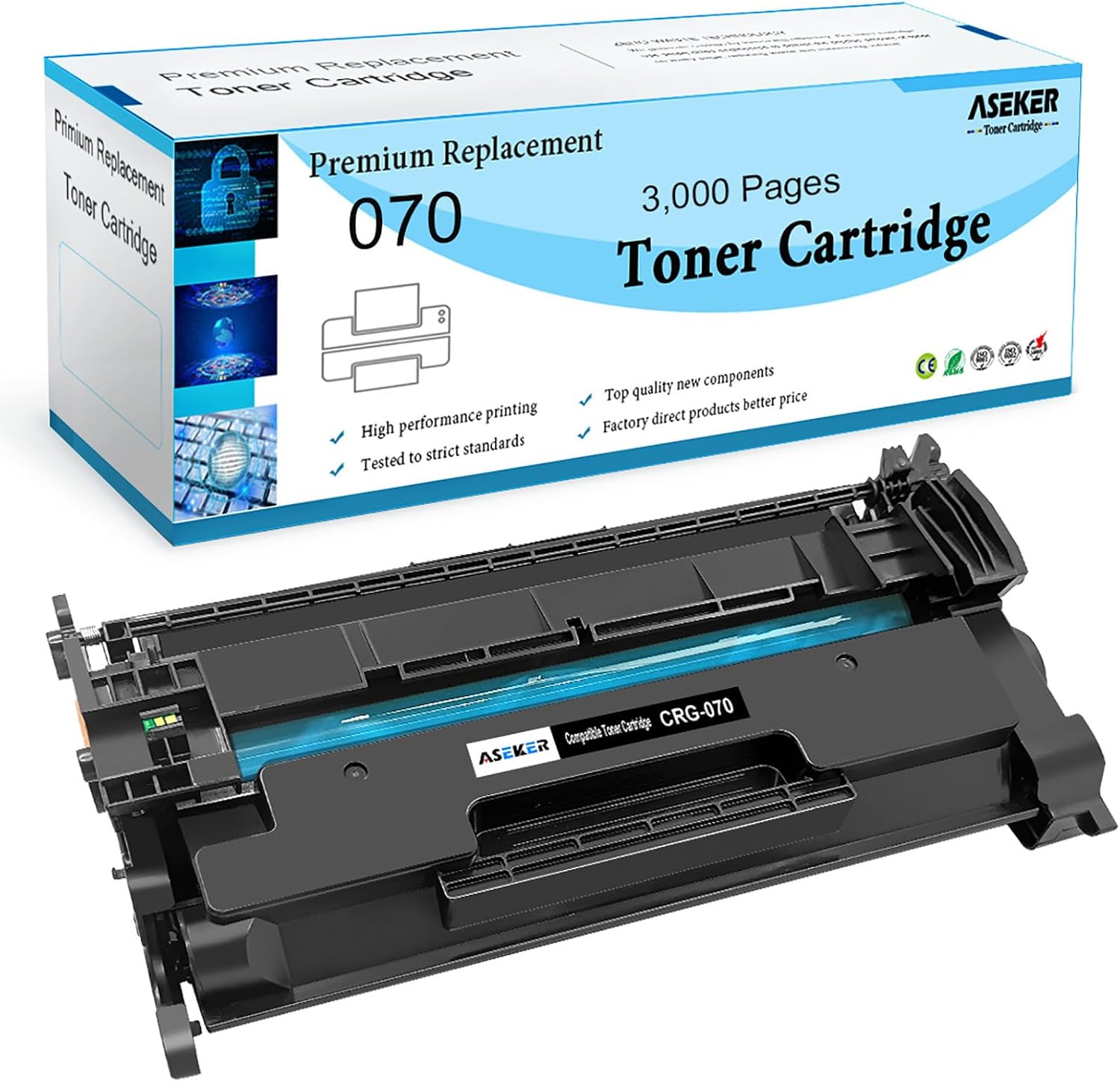 Amazon.co.jp: 互換070 CRG-070 CRG070トナーカートリッジ5639C003標準容量3000ページ 対応機種 ...