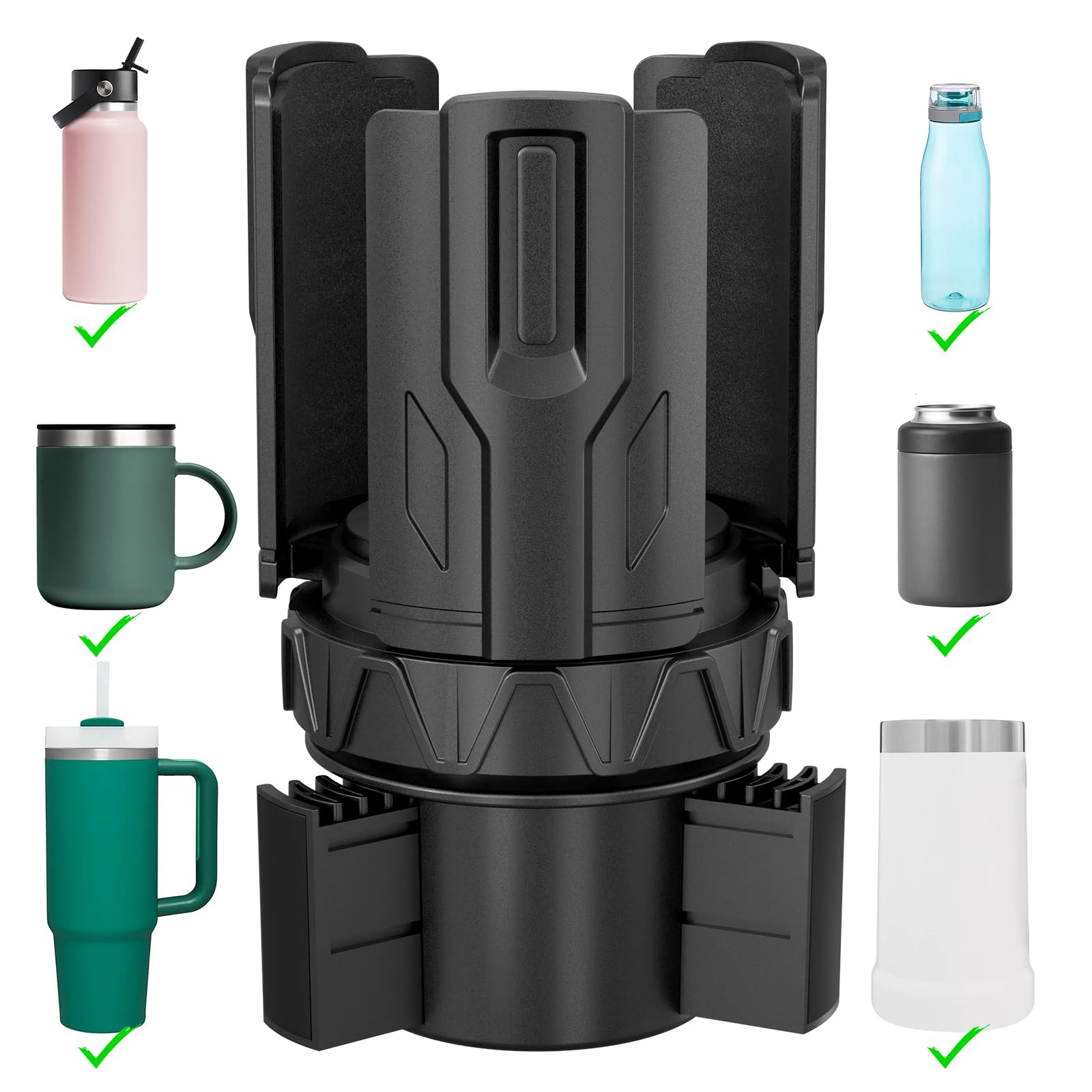 Amazon.com: Automatic Cup Holder Expander, Car Cup Holder Expander for ...