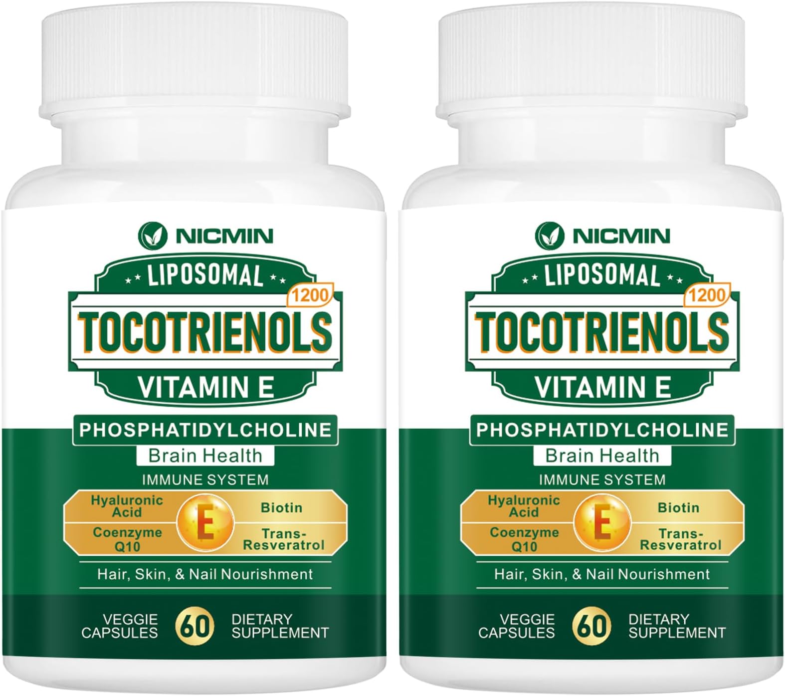 Amazon.com: 1200MG Vitamin E Tocotrienols Liposomal Tocotrienols ...