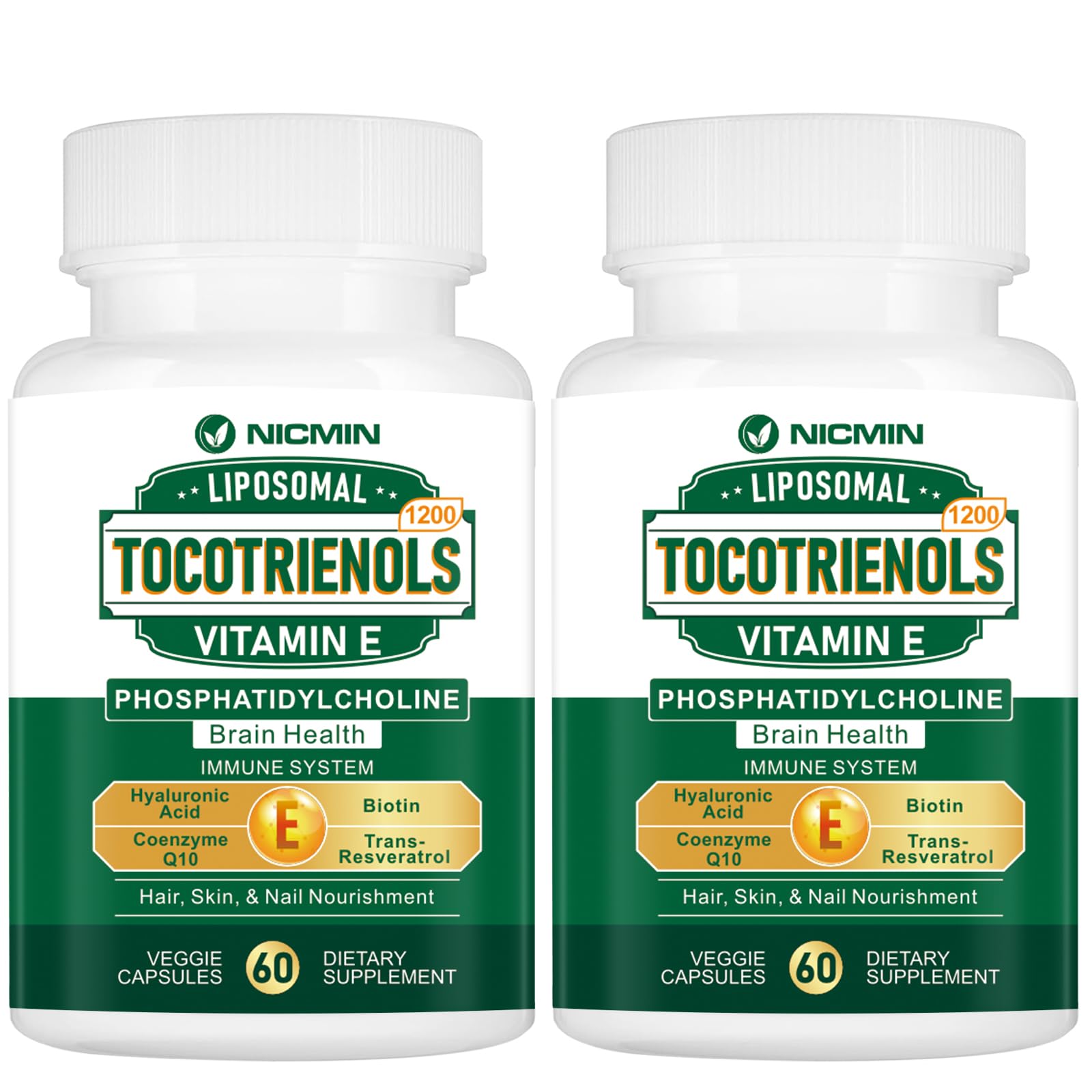 Snapklik.com : 1200MG Vitamin E Tocotrienols Liposomal Tocotrienols Supplement