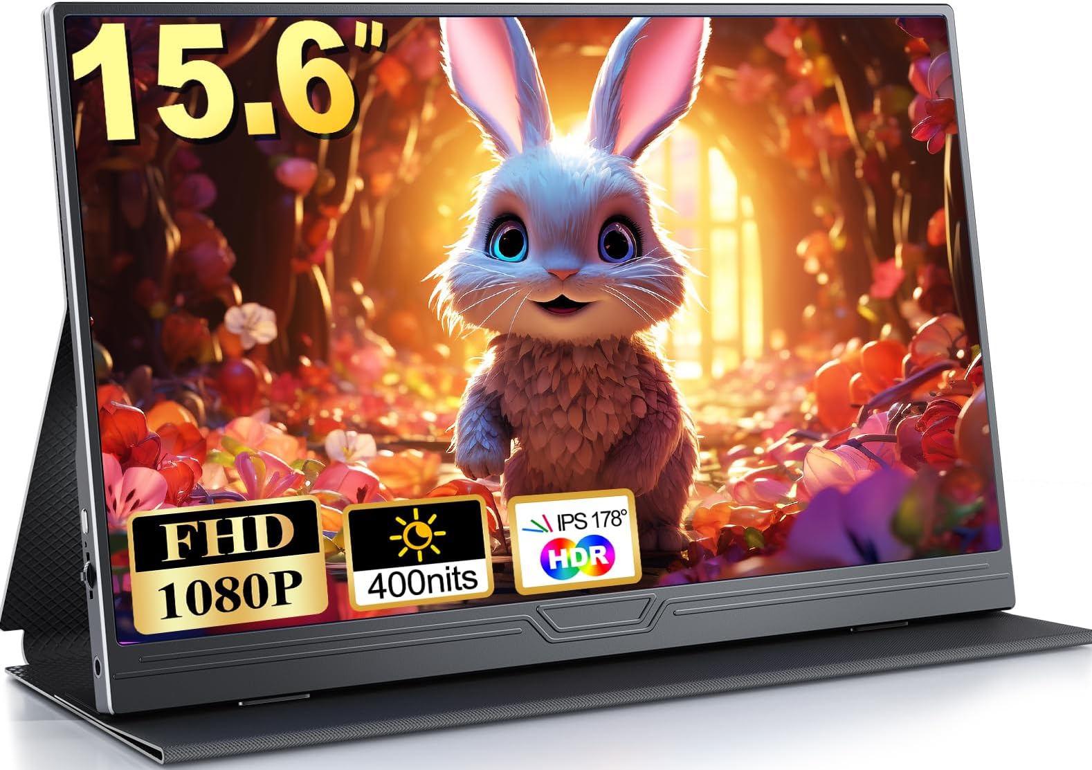 MOMODS Monitor Portatile, Schermo Portatile 15,6 pollici 1080P FHD ...