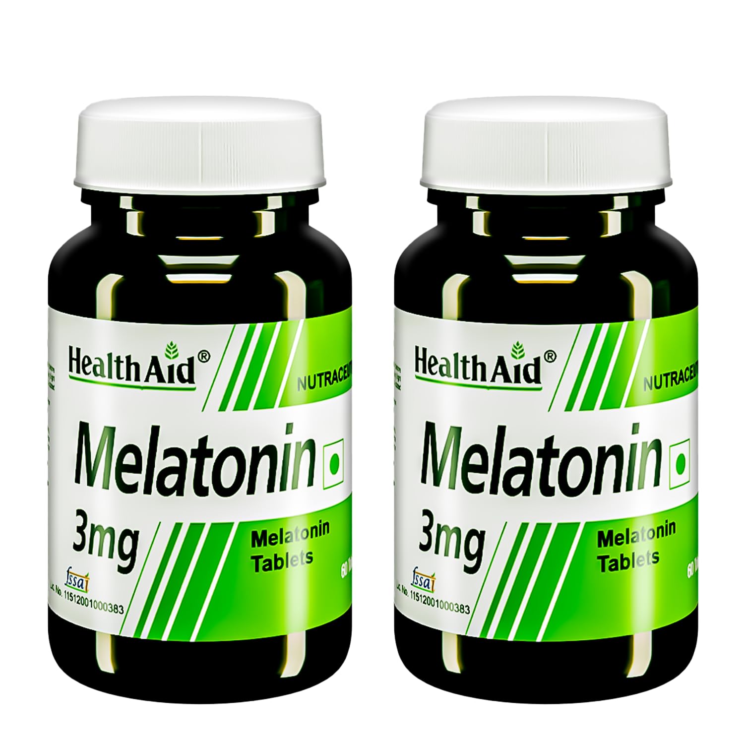 HealthAid Melatonin 3mg Non-Addictive Sleep Aid, Supplement for Better ...