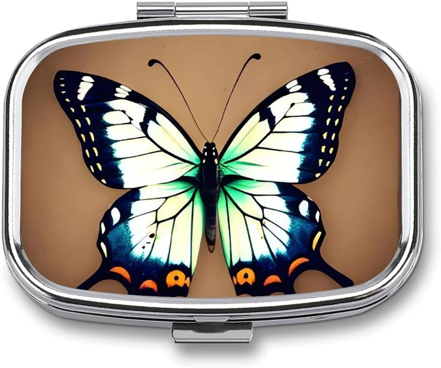 Amazon.com: Cute Little Butterfly Pill Case Portable Pill Organizer ...