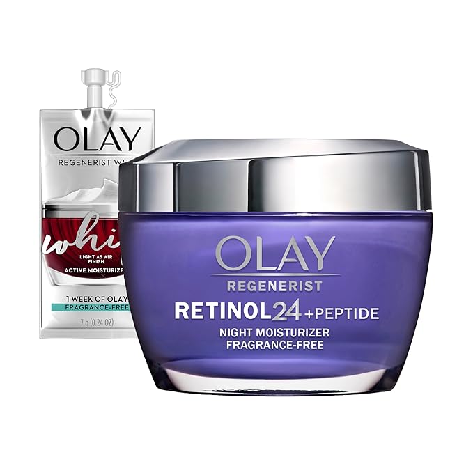 Amazon.com: Olay Regenerist Retinol Moisturizer, Retinol 24 Night Face ...