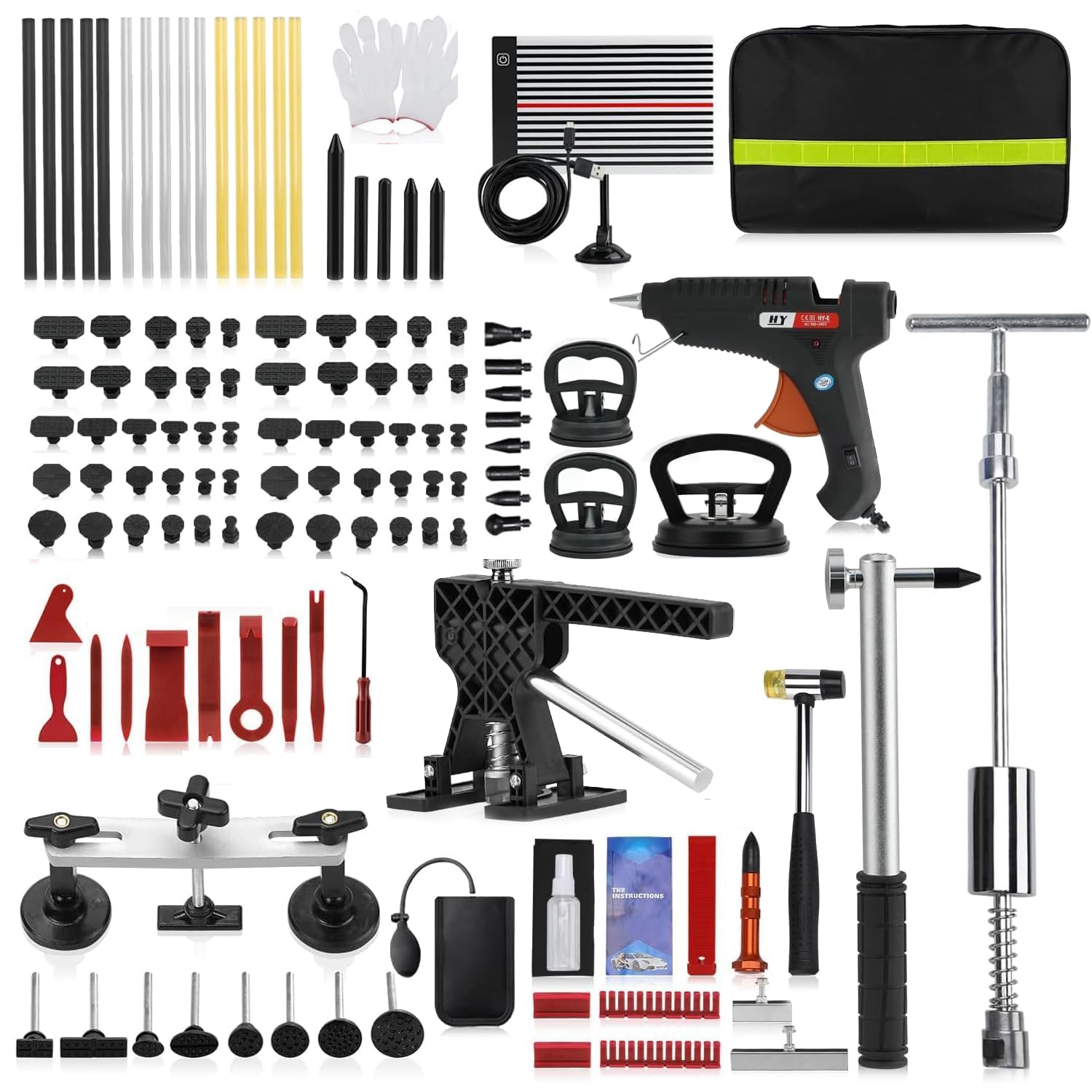Amazon.com: RVGIVE 128 PCS Professional Auto Dent Puller Kit, with ...