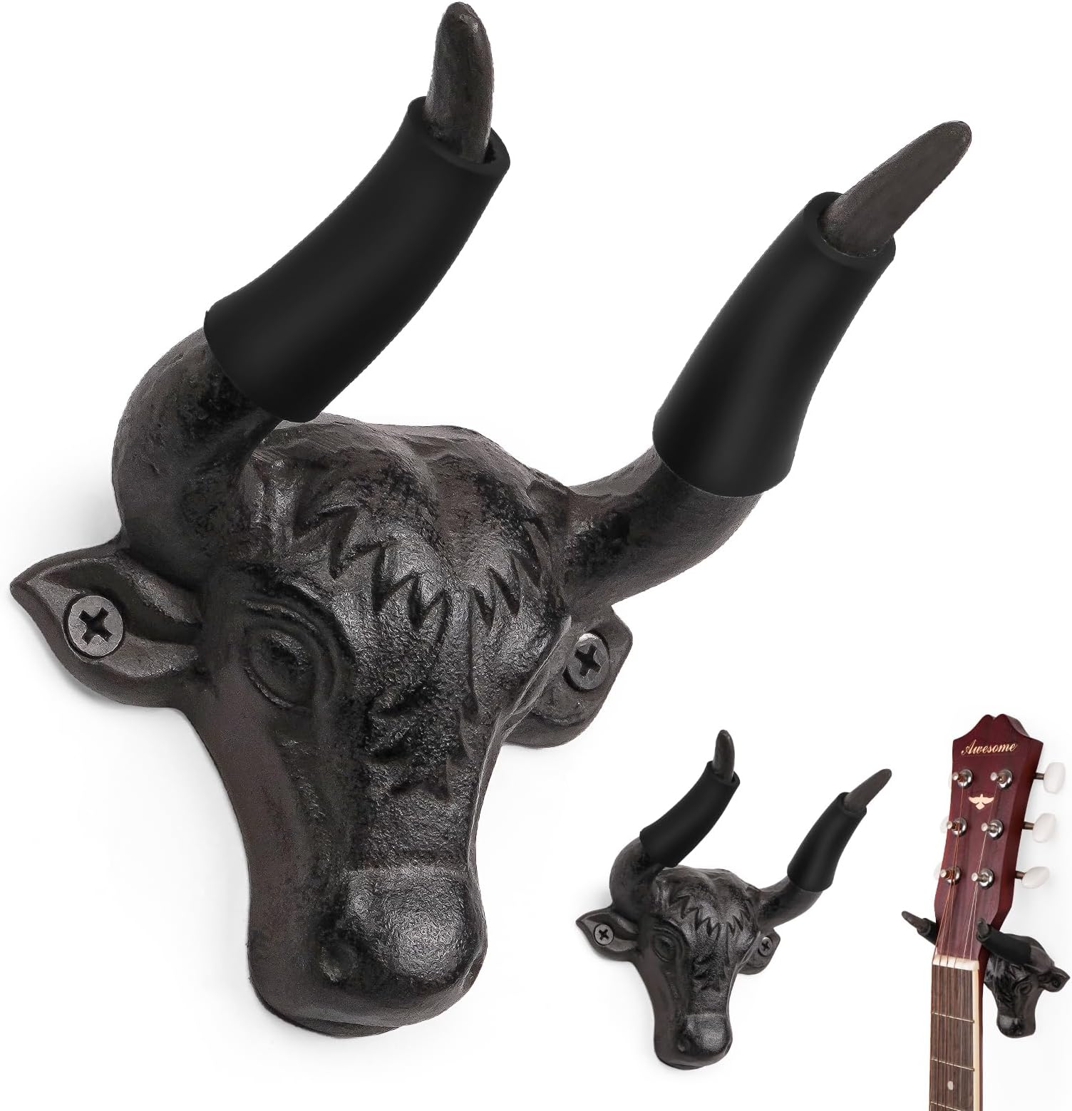 Amazon.com: MuzicLight Light Up Guitar Wall Mount, LED Guitar Wall ...