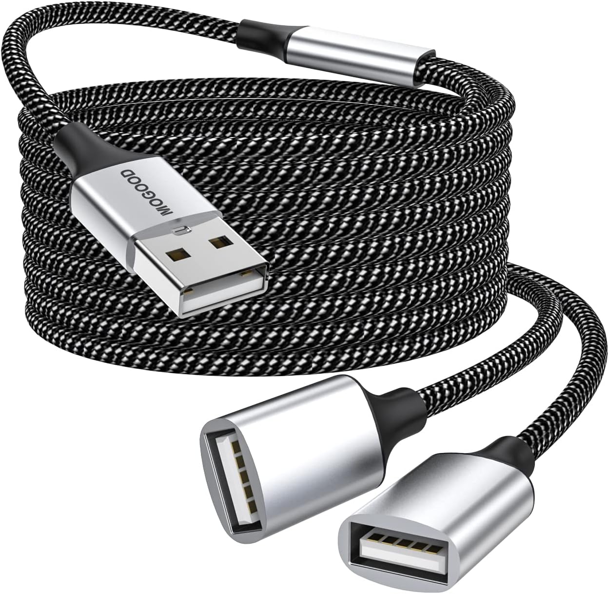 Amazon.com: RIIEYOCA USB Splitter Y Cable,3 in 1 USB 2.0 A Male to 3 ...