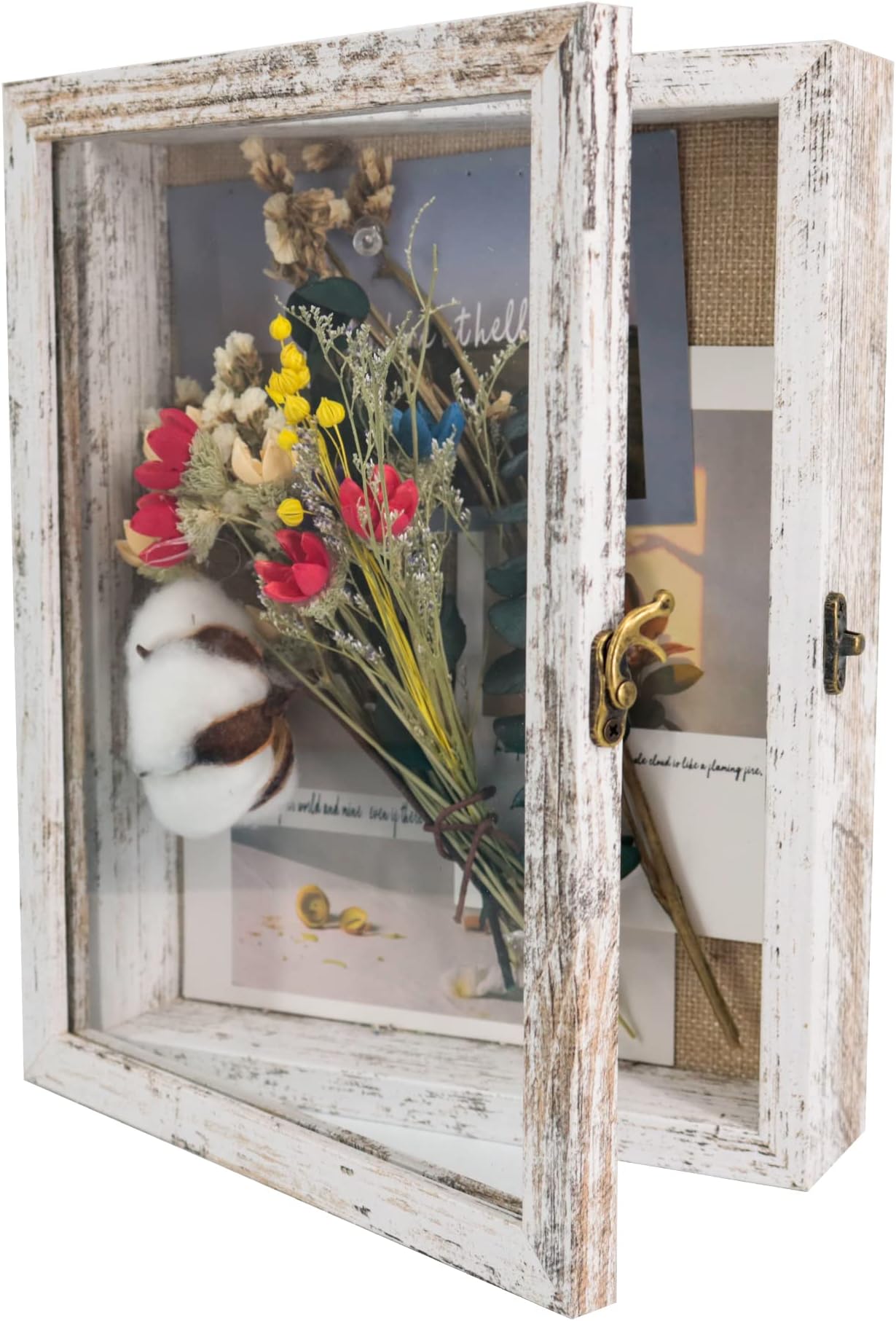 Amazon.com - Large Shadow Box with Shelves: 11 x 14 Shadow Boxes Frame ...