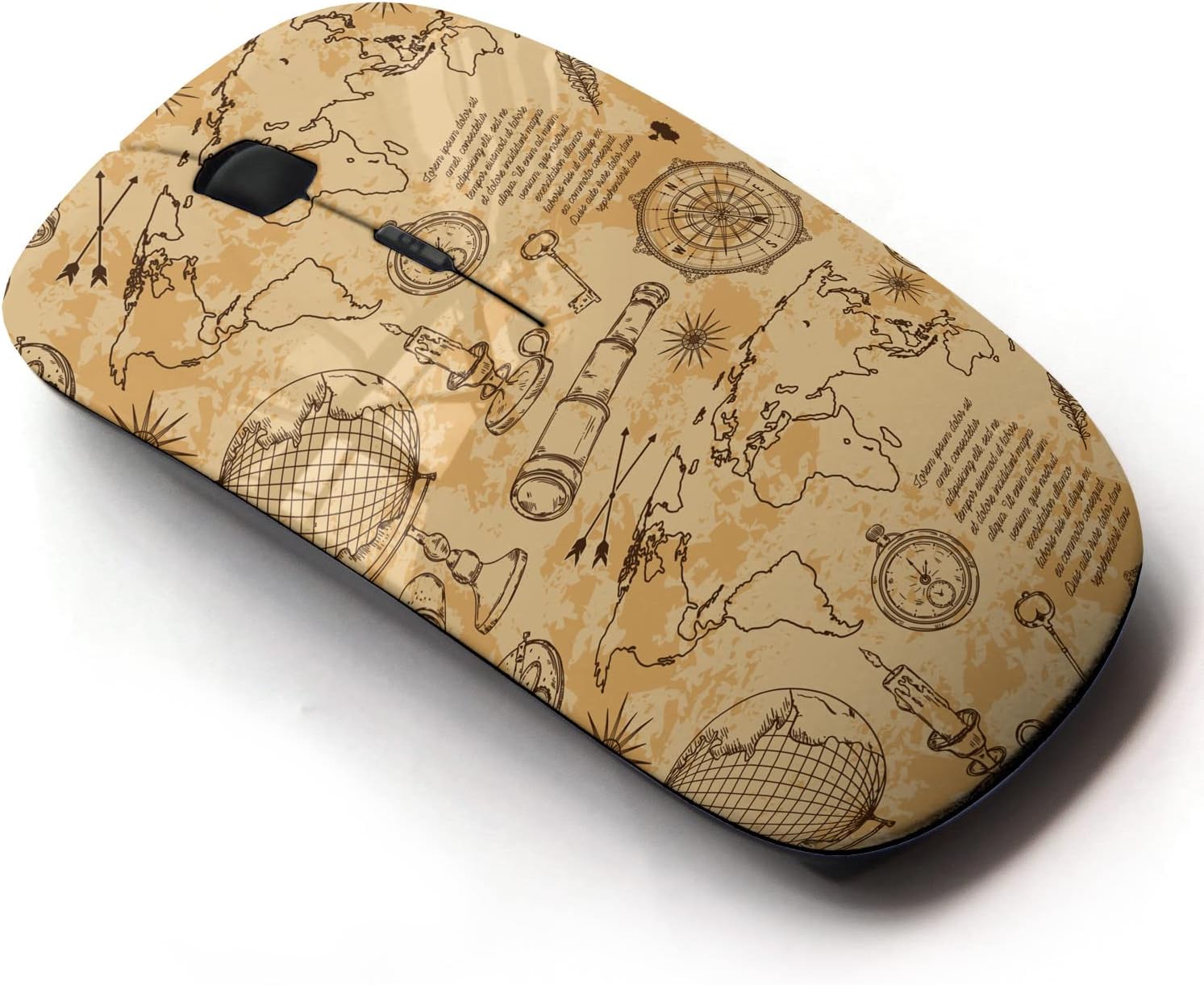 Amazon.com: Honeexy Wireless Ergonomic 2.4 GHz Slim Portable USB Mouse ...