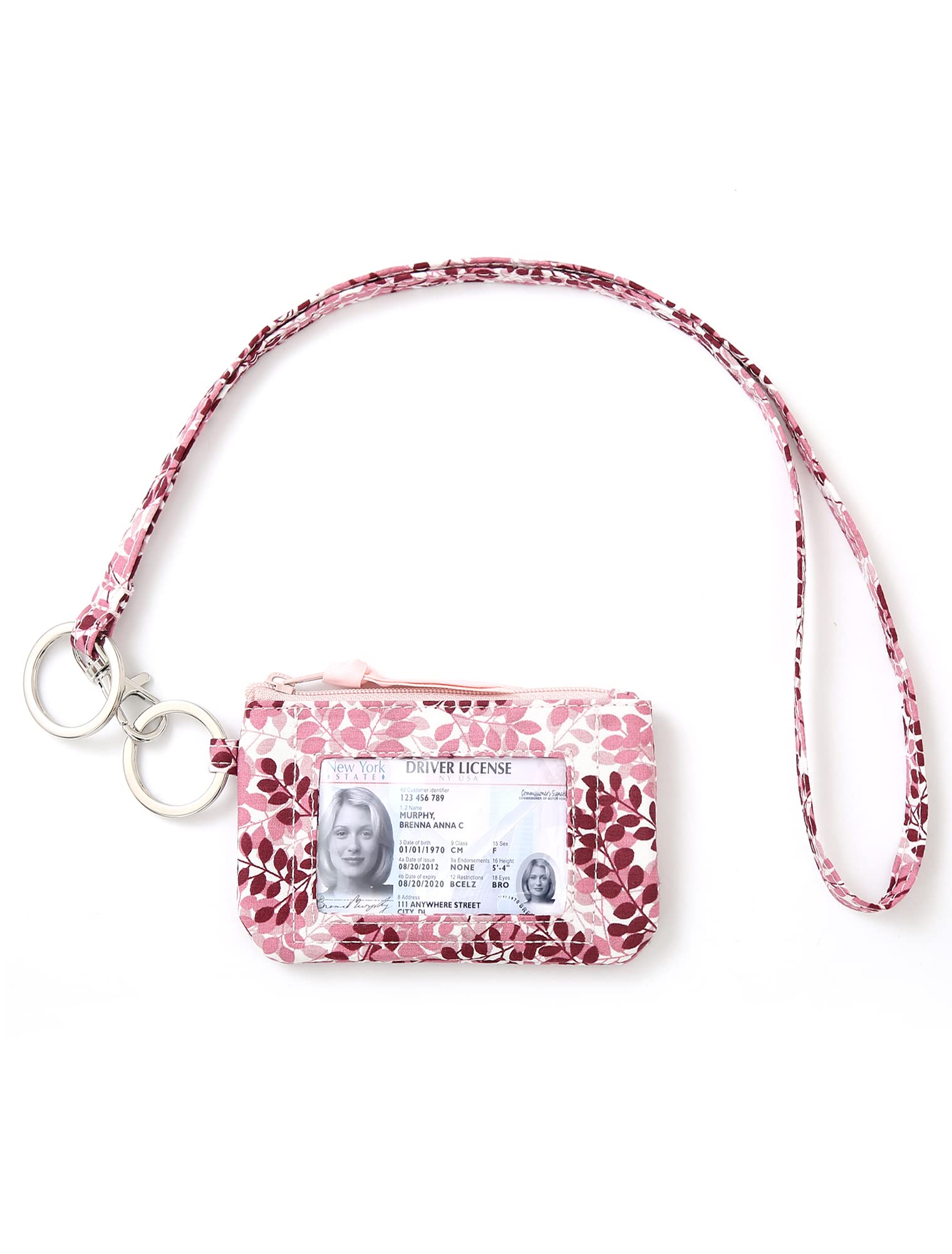 Amazon.com : WONDERFUL FLOWER Lanyard Wallet, ID Holder with Lanyard ...