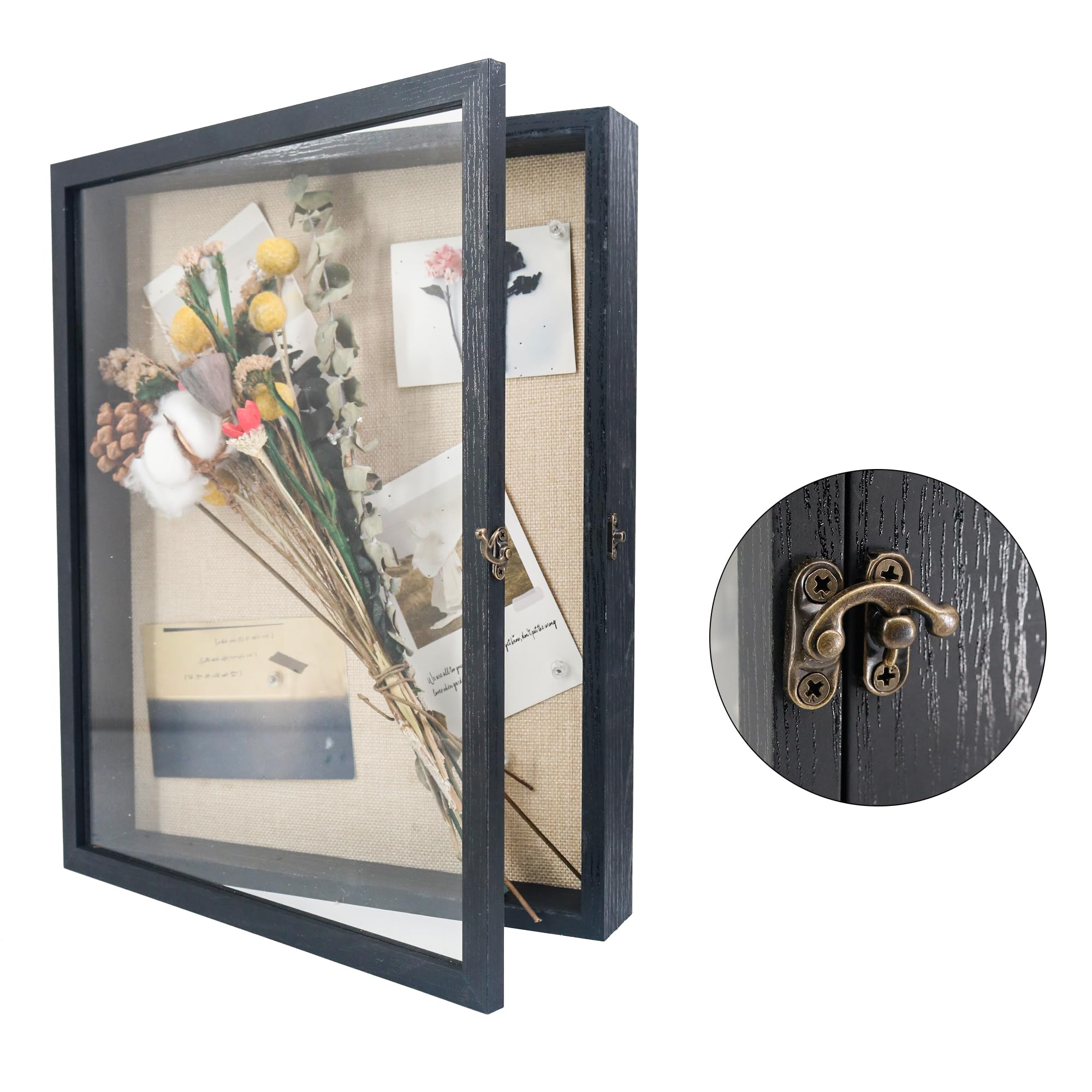 Amazon.com - GraduatePro Shadow Box Frame 13X16 Display Case with Linen ...