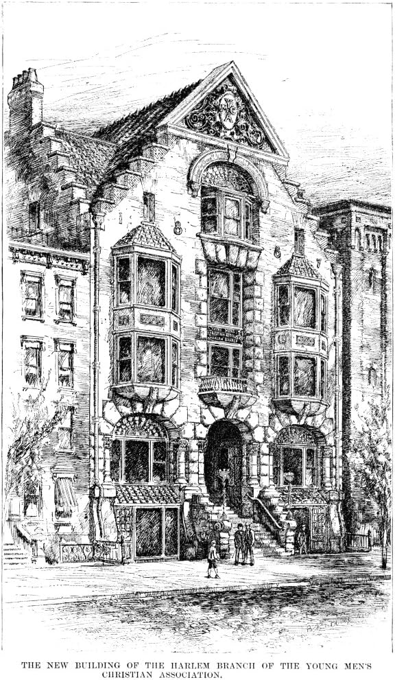 Amazon.com: New York YMCA 1887 Nbuilding Of The Harlem Branch Of The ...