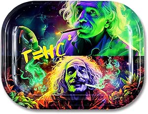 Amazon.com: Mad Scientist Metal Rolling Tray 7''x5.5'' - Perfect Smoke ...