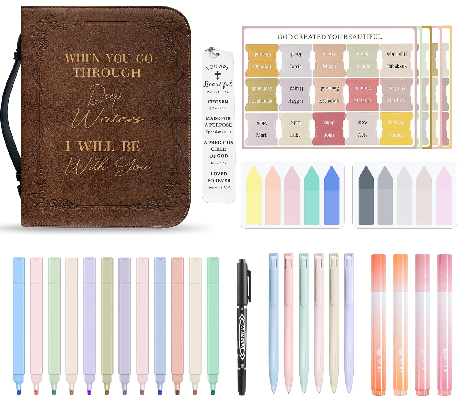 Amazon.com : Bible Journaling Kit,Bible Study Supplies,Include Bible ...