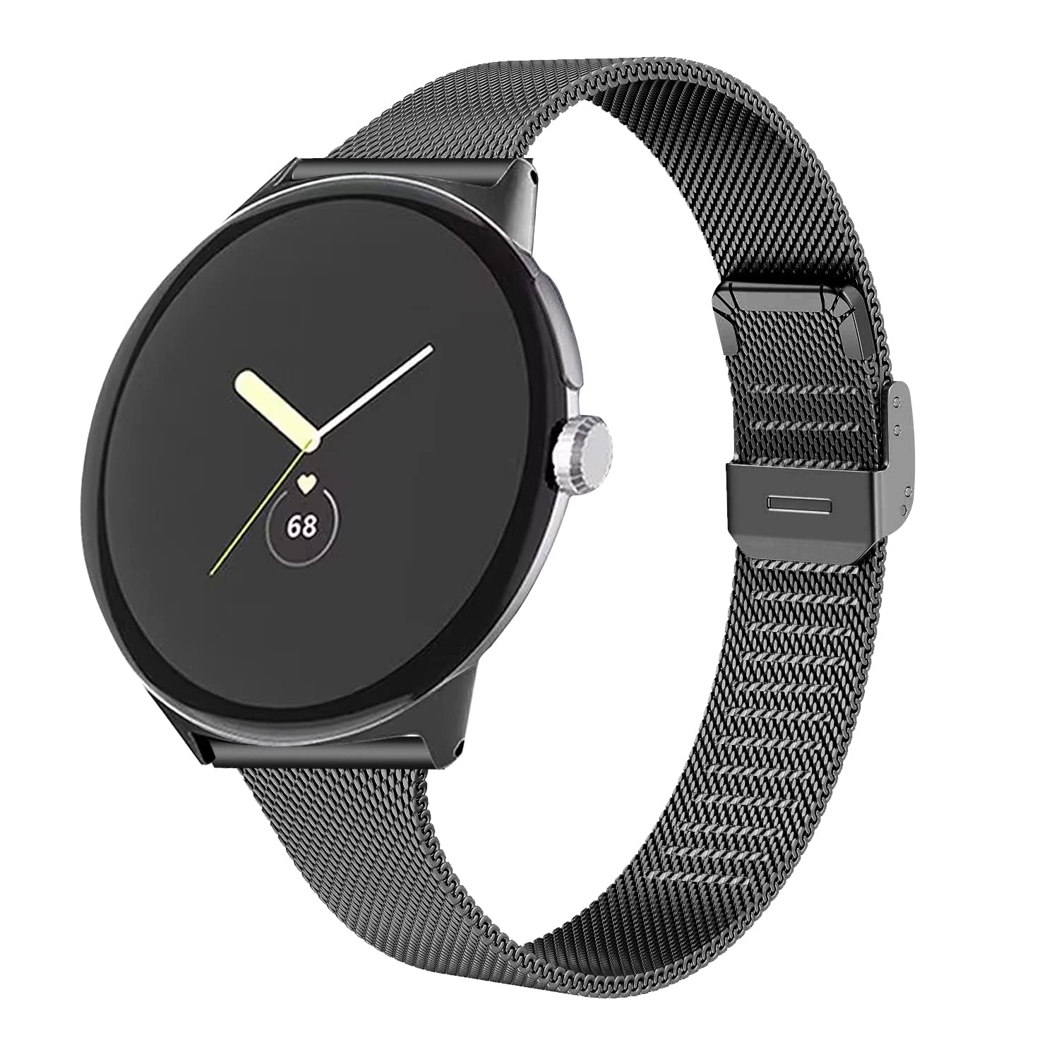 Slim Metal Bands for Google Pixel Watch Band Women Men Girl, Grids Thin ...