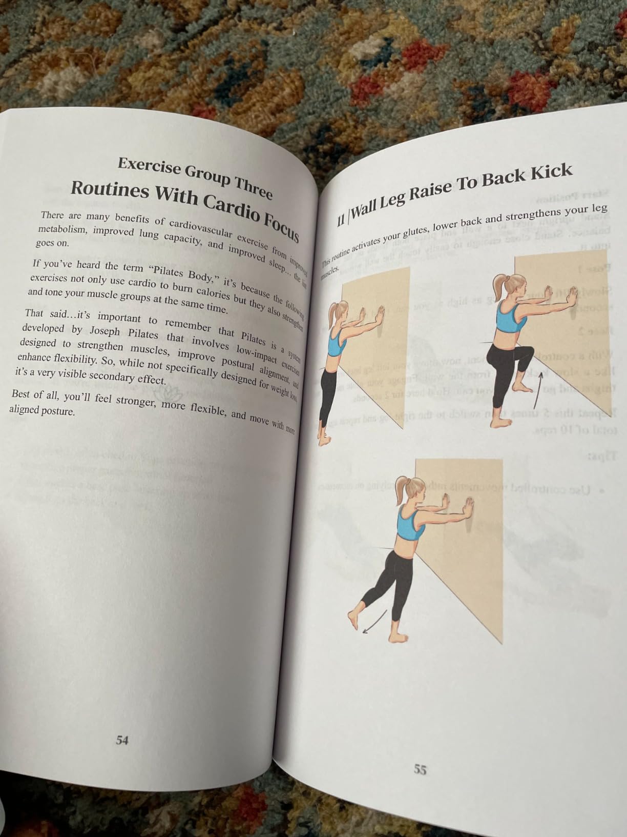 $4/mo - Finance The Wall Pilates Workout Book For Women: Beautifully ...
