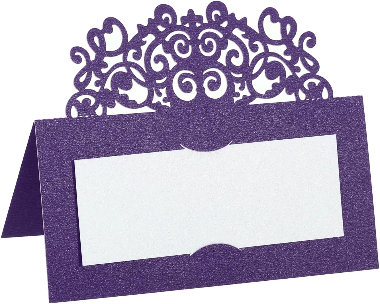 Amazon.com: PATIKIL Table Name Place Cards, 25Pcs Favor Decor Rose Cut ...