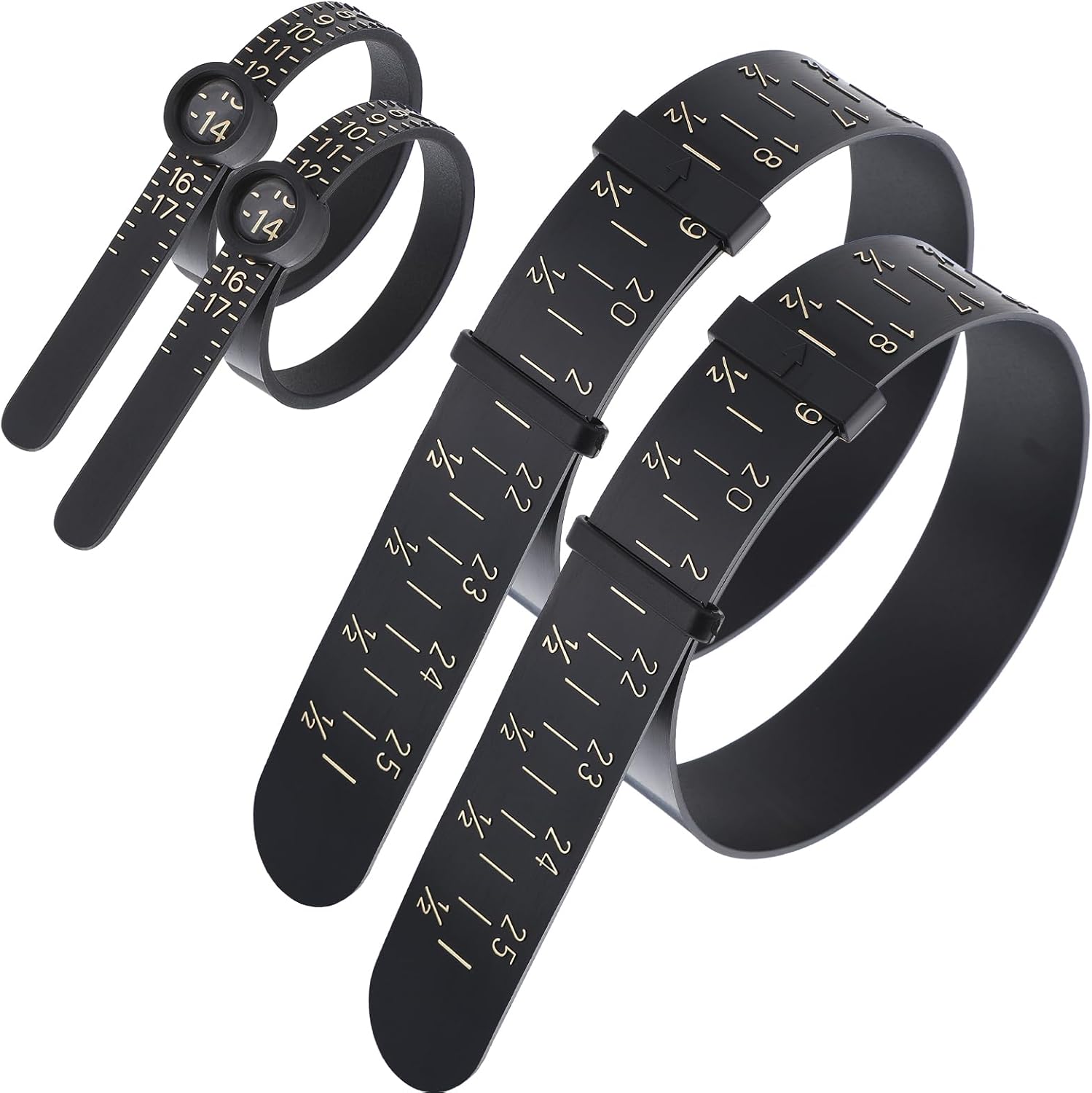 Amazon.com: ElevateTech 2 Sets Ring and Bracelet Sizer Measuring Tool ...