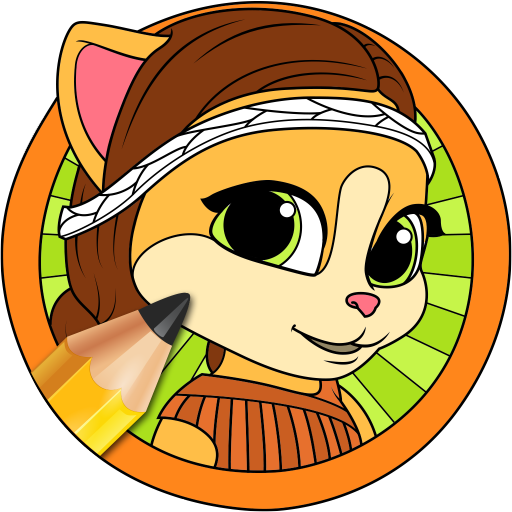 Emma the Cat Coloring Pages - App on Amazon Appstore