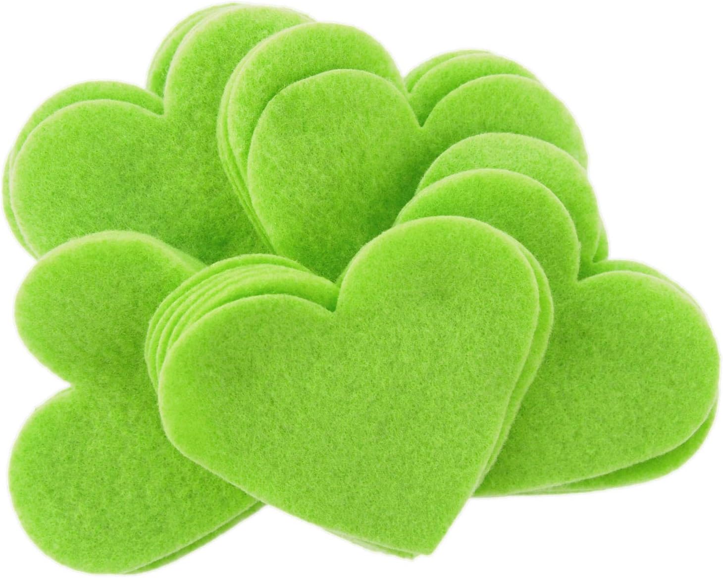 Amazon.com: Playfully Ever After 3 Inch 28pc Felt Hearts (Light Green)
