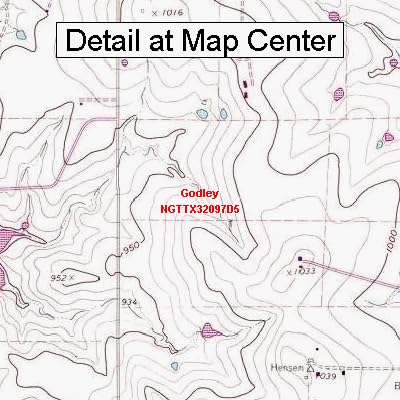 Amazon.com : USGS Topographic Quadrangle Map - Godley, Texas (Folded ...