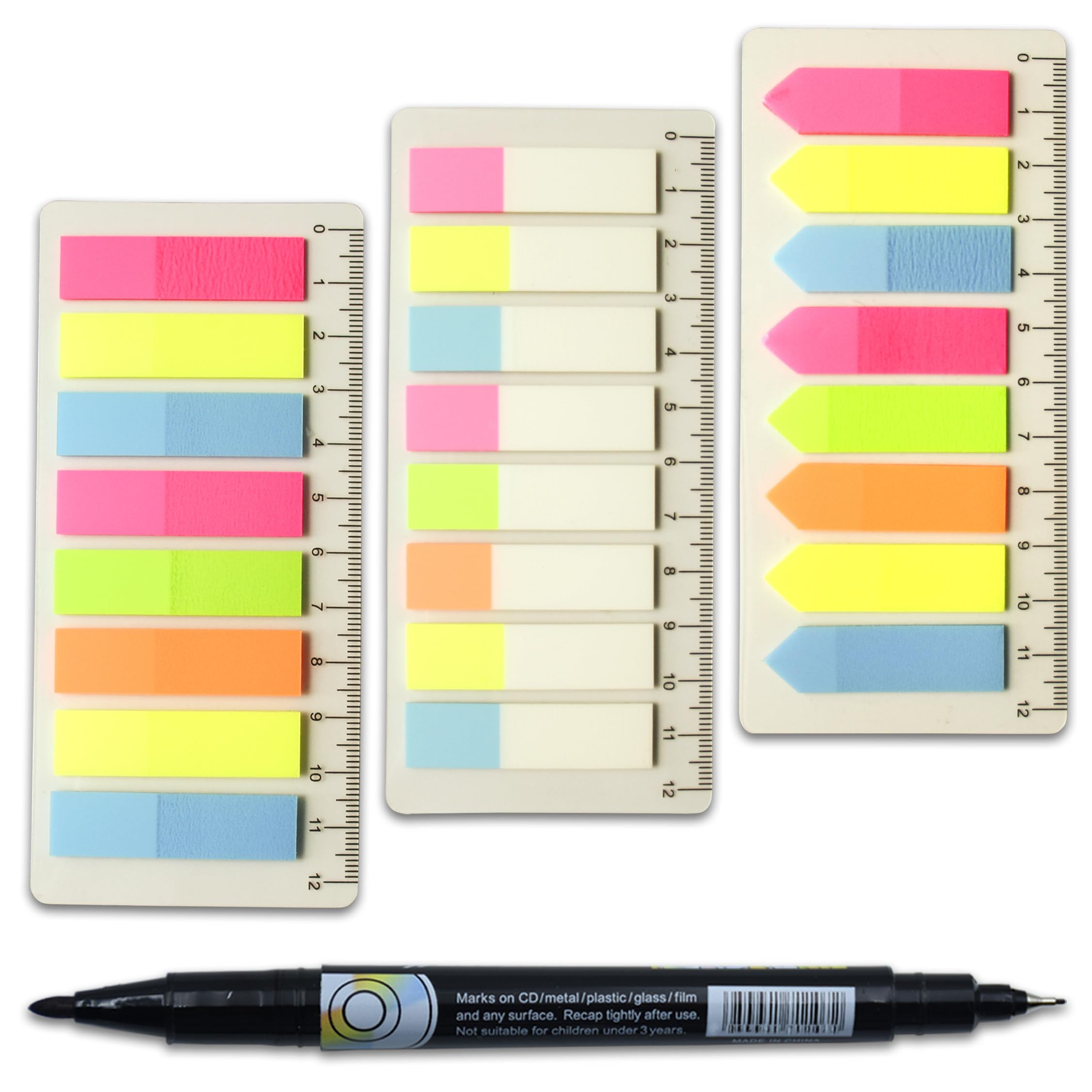 Amazon.com : YOUDEFUL Page Markers, Translucent Sticky Note Tabs with a ...