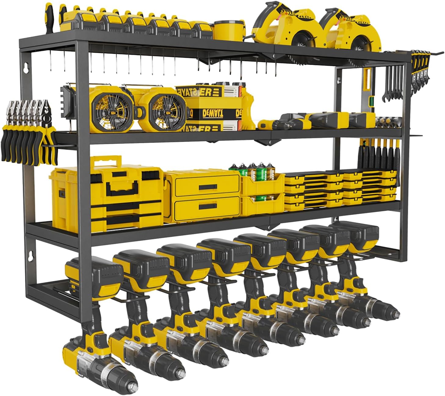 Amazon.com: JOIRACK Power Tool Organizer Wall Mount,Drill Holders Wall ...