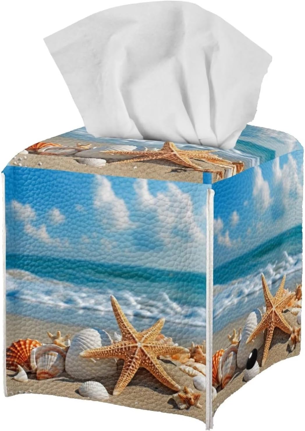 Amazon.com: ZOUTAIRONG Beach Theme Tissue Box Cover Decor Square Paper ...