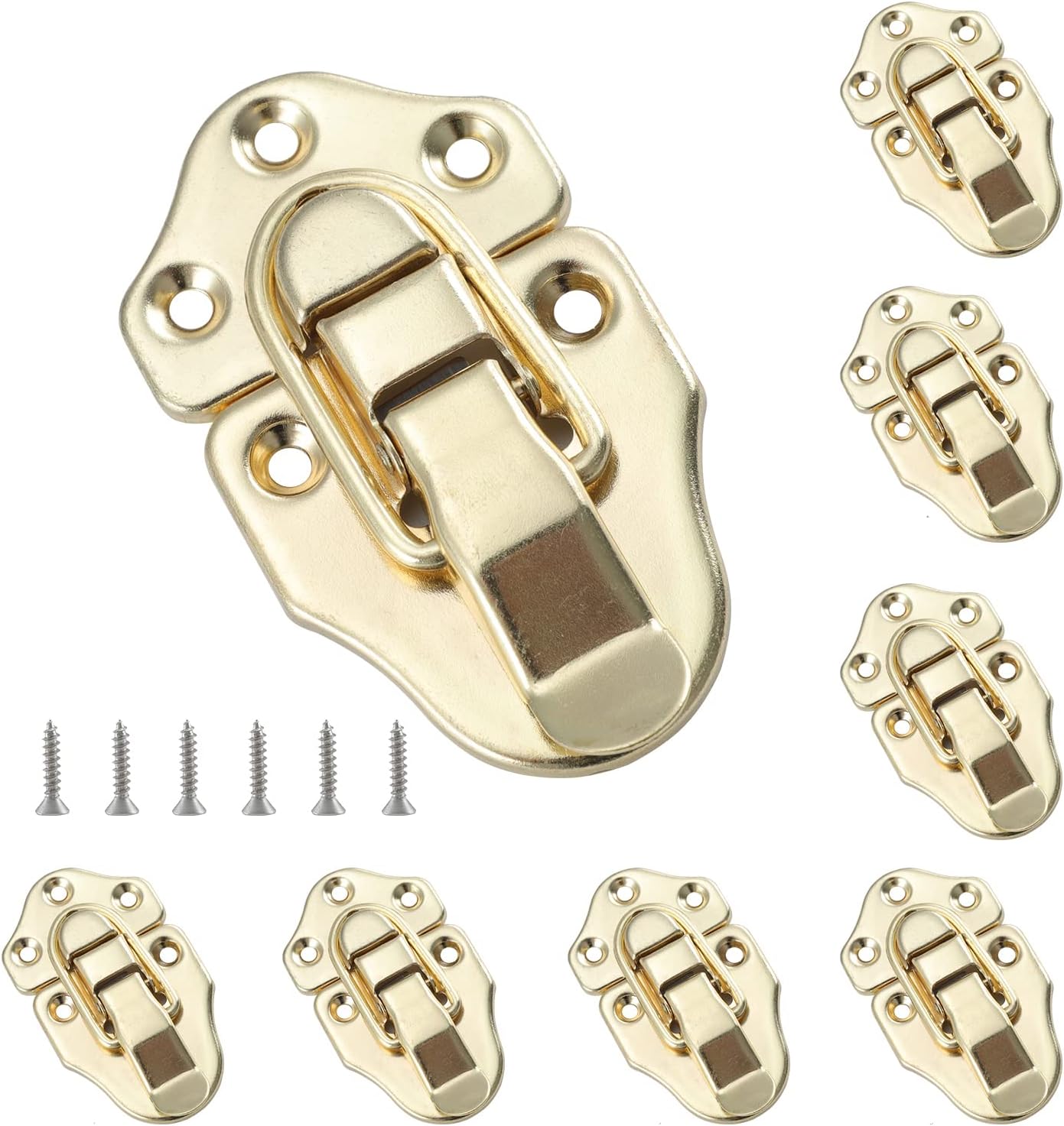 Amazon.com: HOME MASTER HARDWARE 8 Pack Duckbilled Hasp Latch Chest ...
