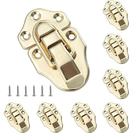 Medium Brass Trunk Drawbolt Latch | Toggle Latch for Steamer Trunk ...
