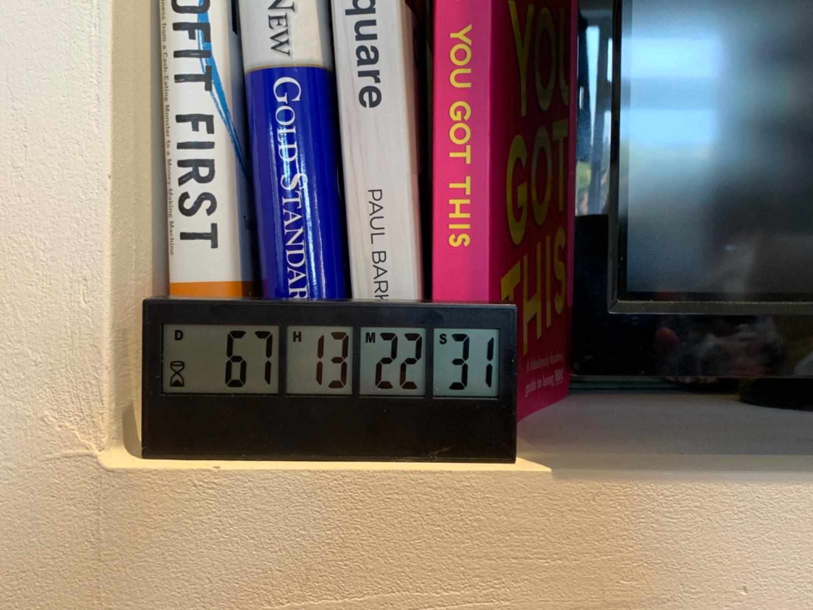 AIMILAR Digital Countdown Days Timer 999 Days Count Down Timer for Lab ...