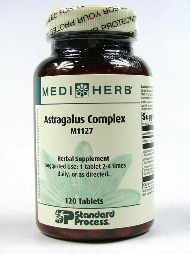 Amazon.com: Astragalus Complex 120 Tablets by Standard Process/MediHerb ...