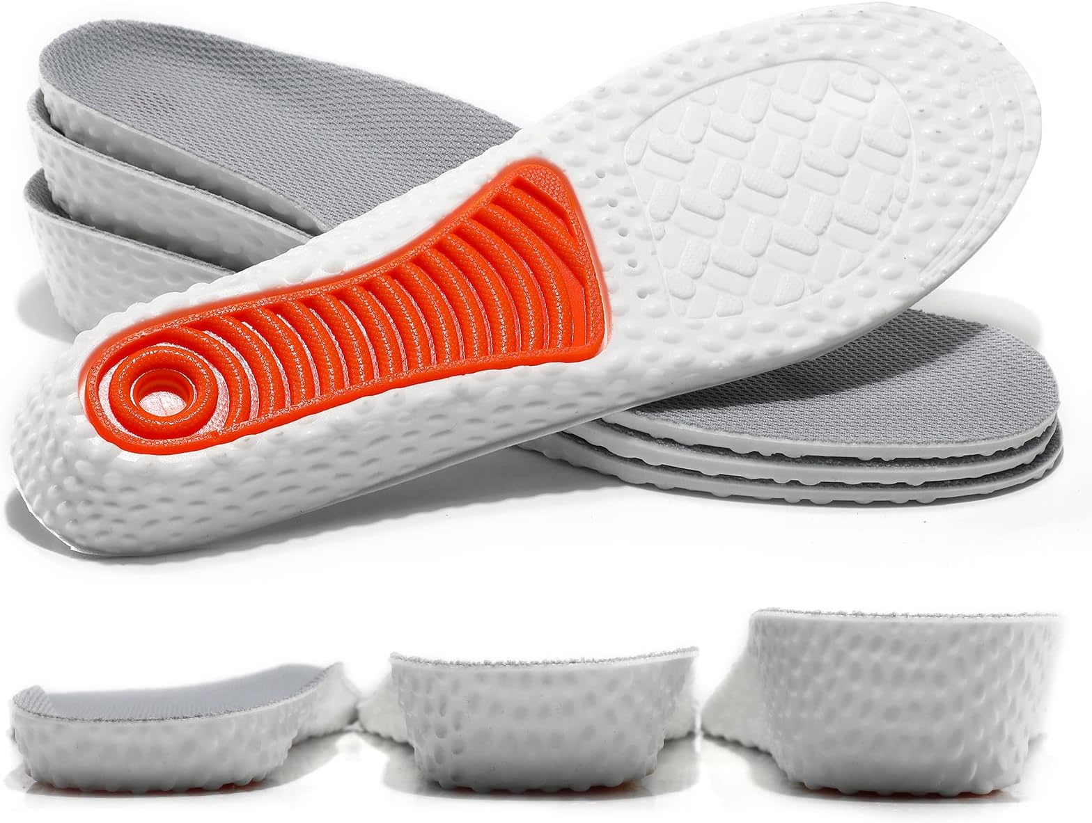 Amazon.com: Height Increase Adjustable Elevator Shoe Lift Insoles for ...