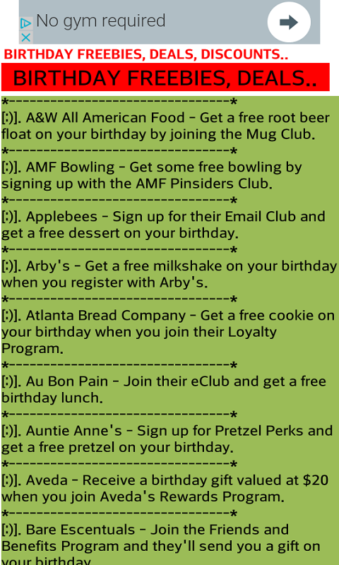 Freebies, Deal, Discount and Promotions. - App on Amazon Appstore