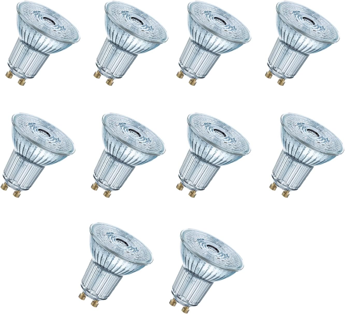 Osram LED GU10 ECO PAR16 Dimmable Reflector Bulb 36 Degree, 5.5W, Warm ...