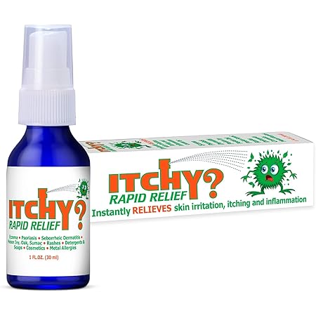 Amazon.com: ScarGuard Itchy Rapid Relief Spray | Eczema, Psoriasis ...
