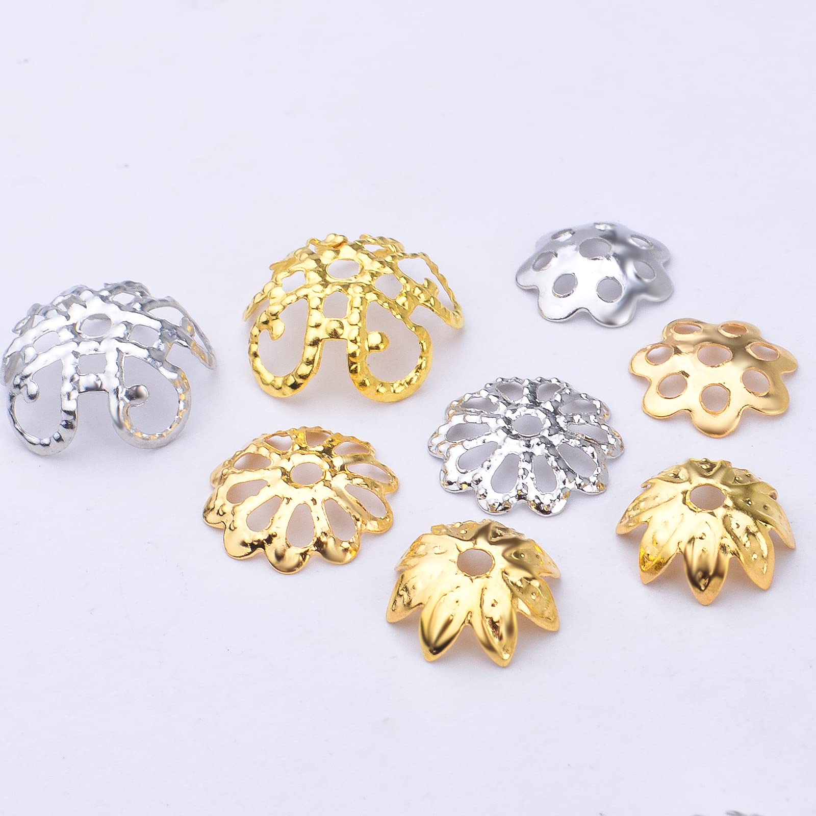Filigree Flower Bead Caps Jewelry Making Supplies 2000pcs Filigree ...