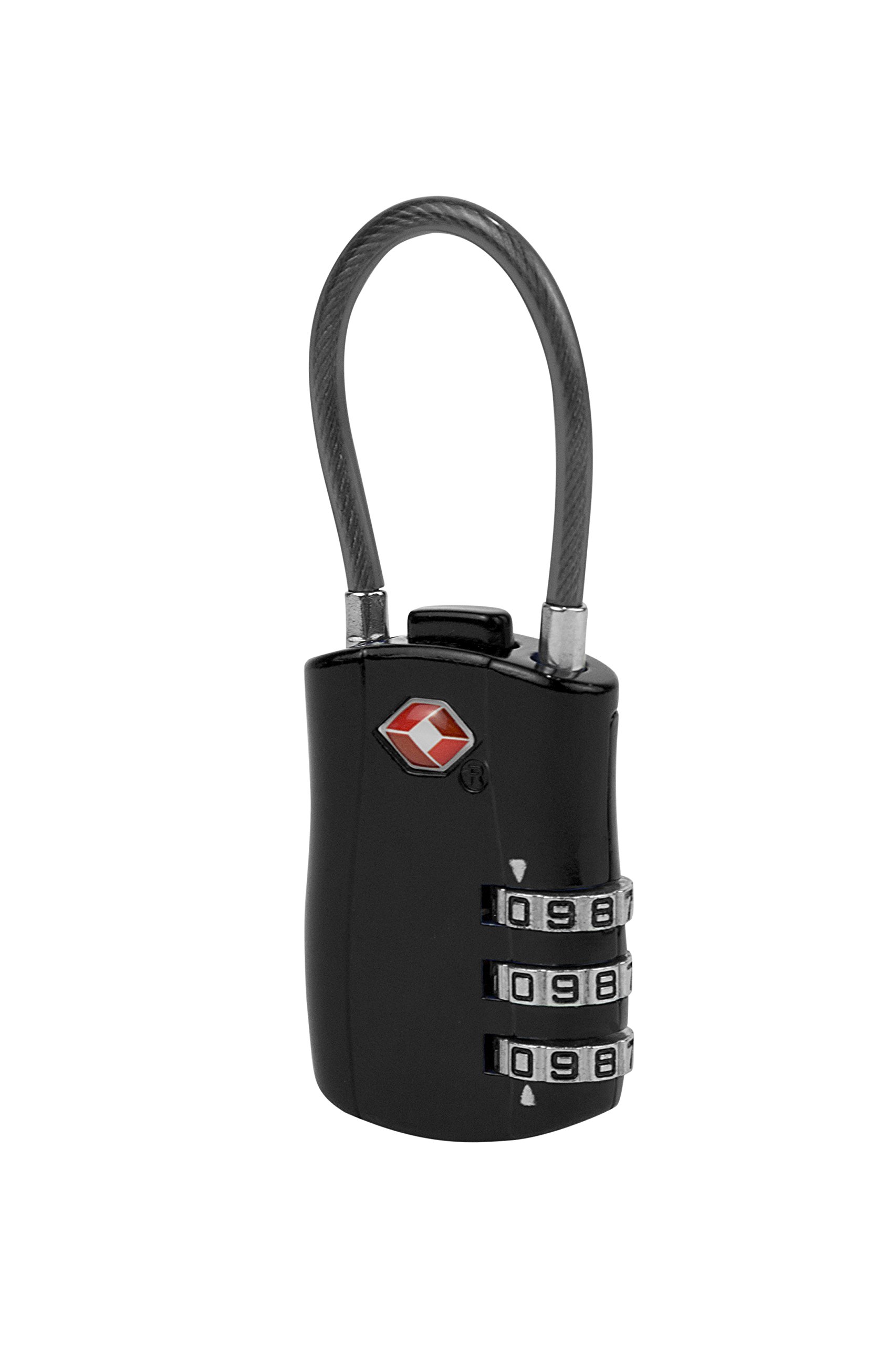 Amazon.com | Travelon TSA Accepted Luggage Cable Lock, Black, One Size ...