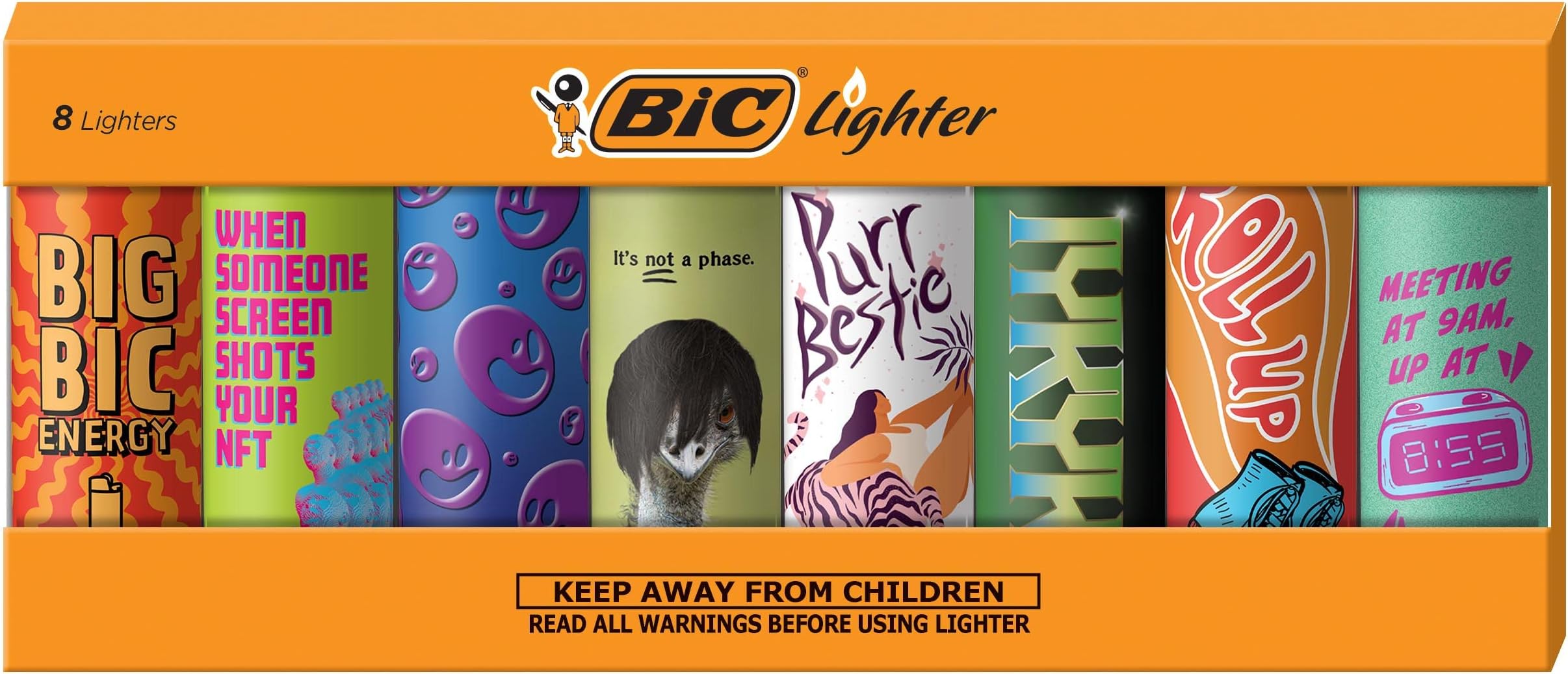 Amazon.com: BIC Classic Electronic Series Lighters, Assorted Colors ...